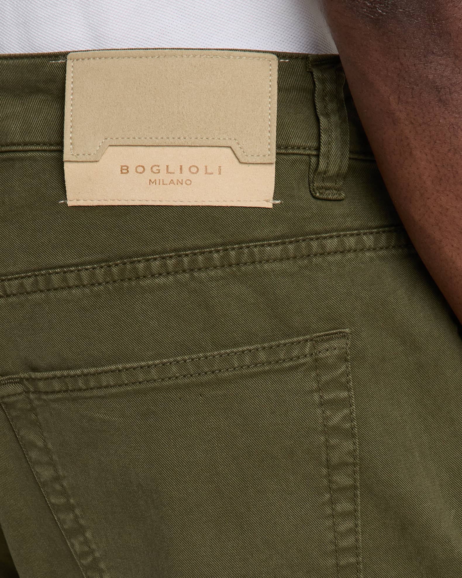 Boglioli Men's 5-Pocket Twill Pants | Neiman Marcus