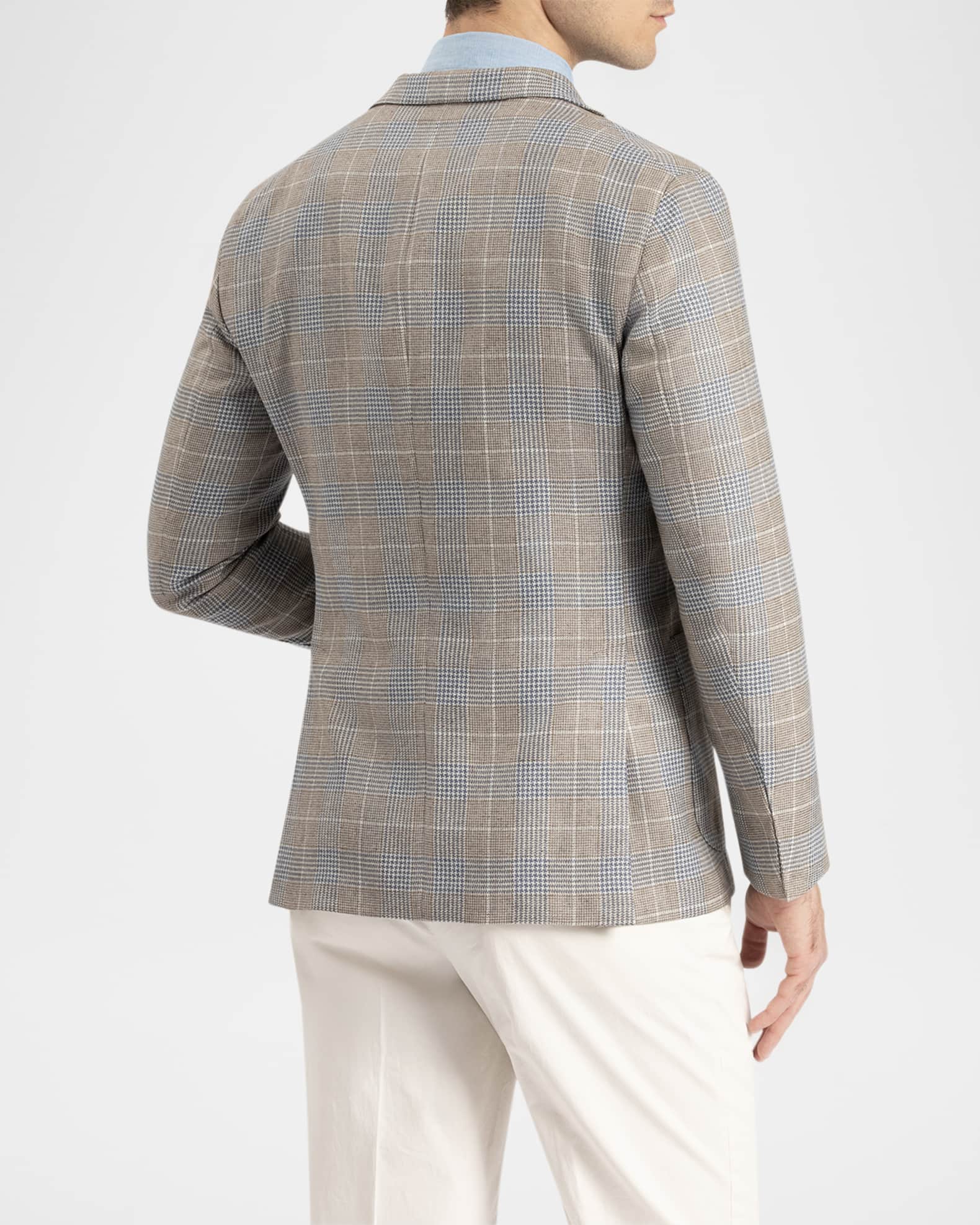 Boglioli Men's Prince of Wales Window Pane Jacket | Neiman Marcus