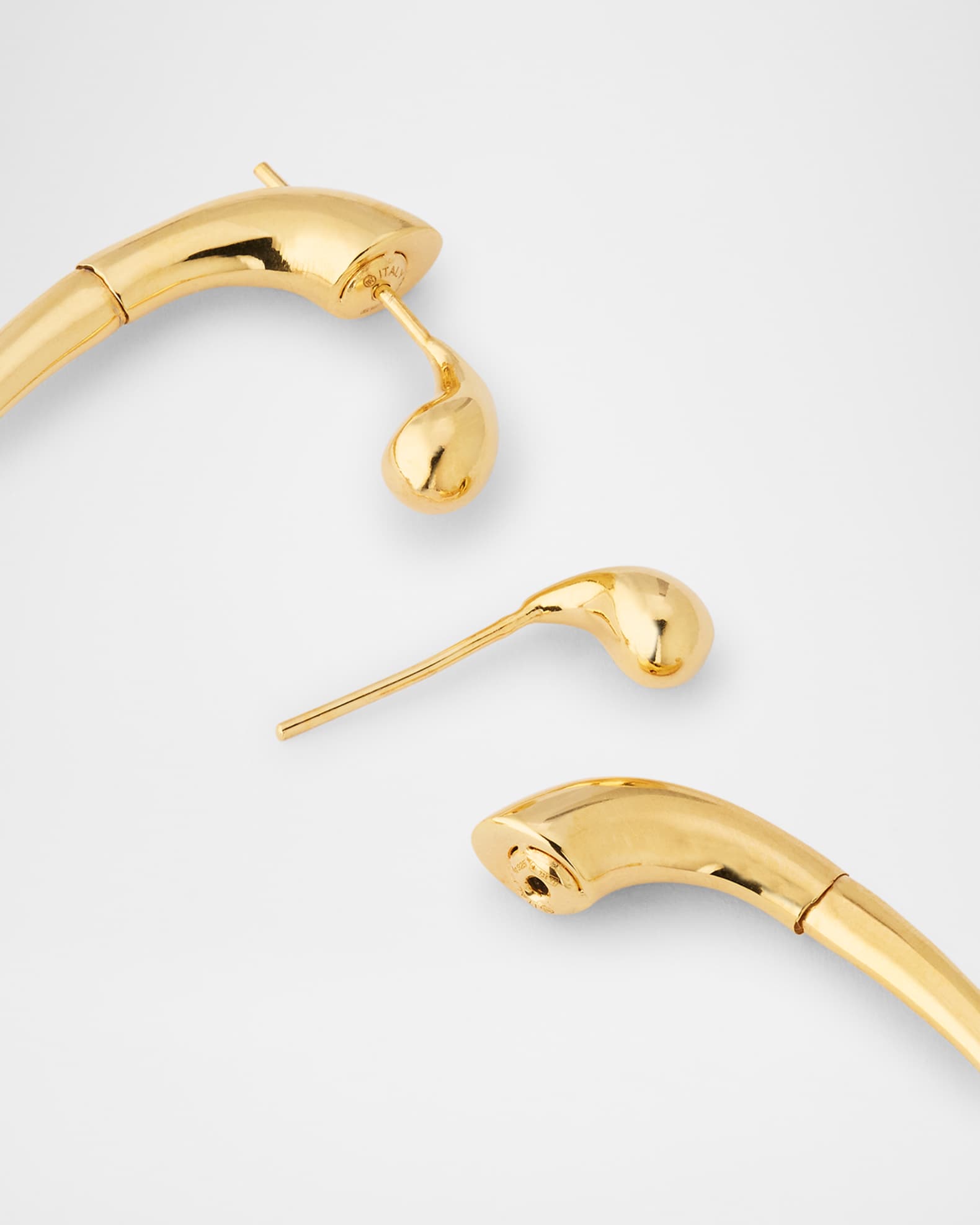 Bottega Veneta Elongated Drop Earrings | Neiman Marcus