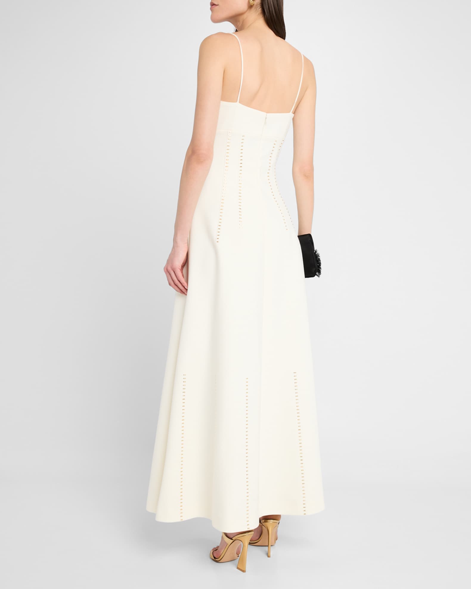 Elie Saab Embellished Cady Midi Dress | Neiman Marcus