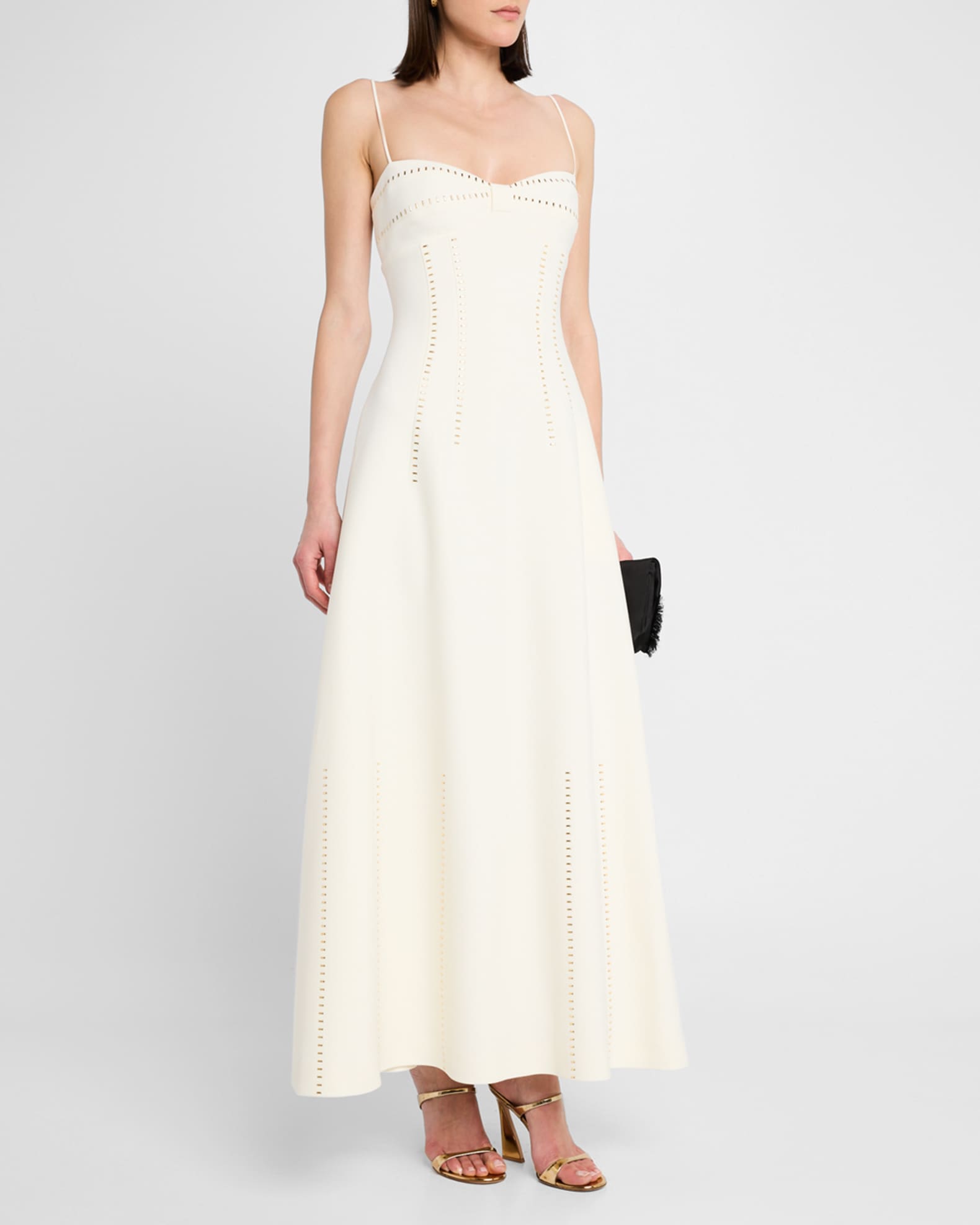 Elie Saab Embellished Cady Midi Dress | Neiman Marcus