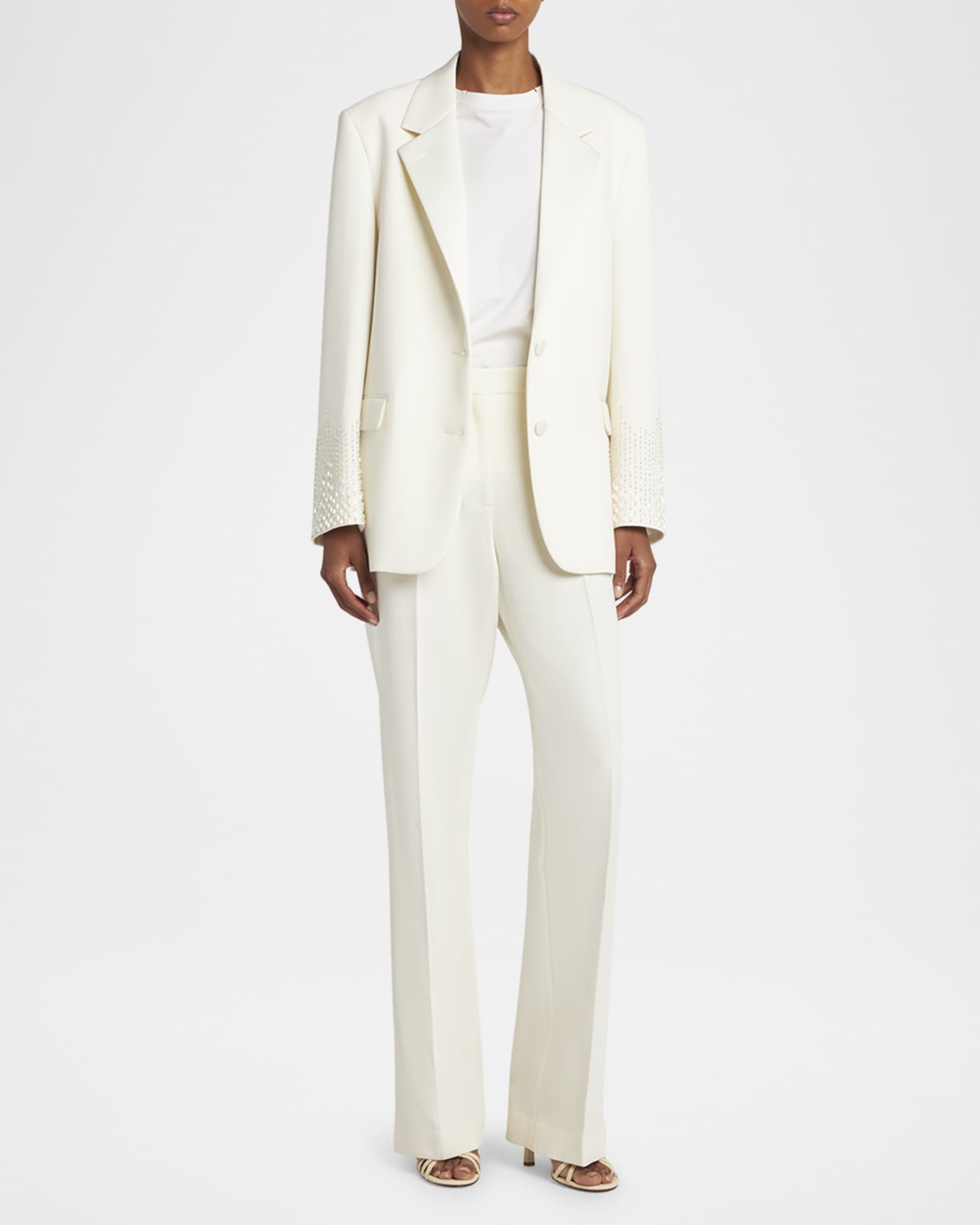 Golden Goose Nico Strappy Chain Python-Embossed Sandals | Neiman Marcus