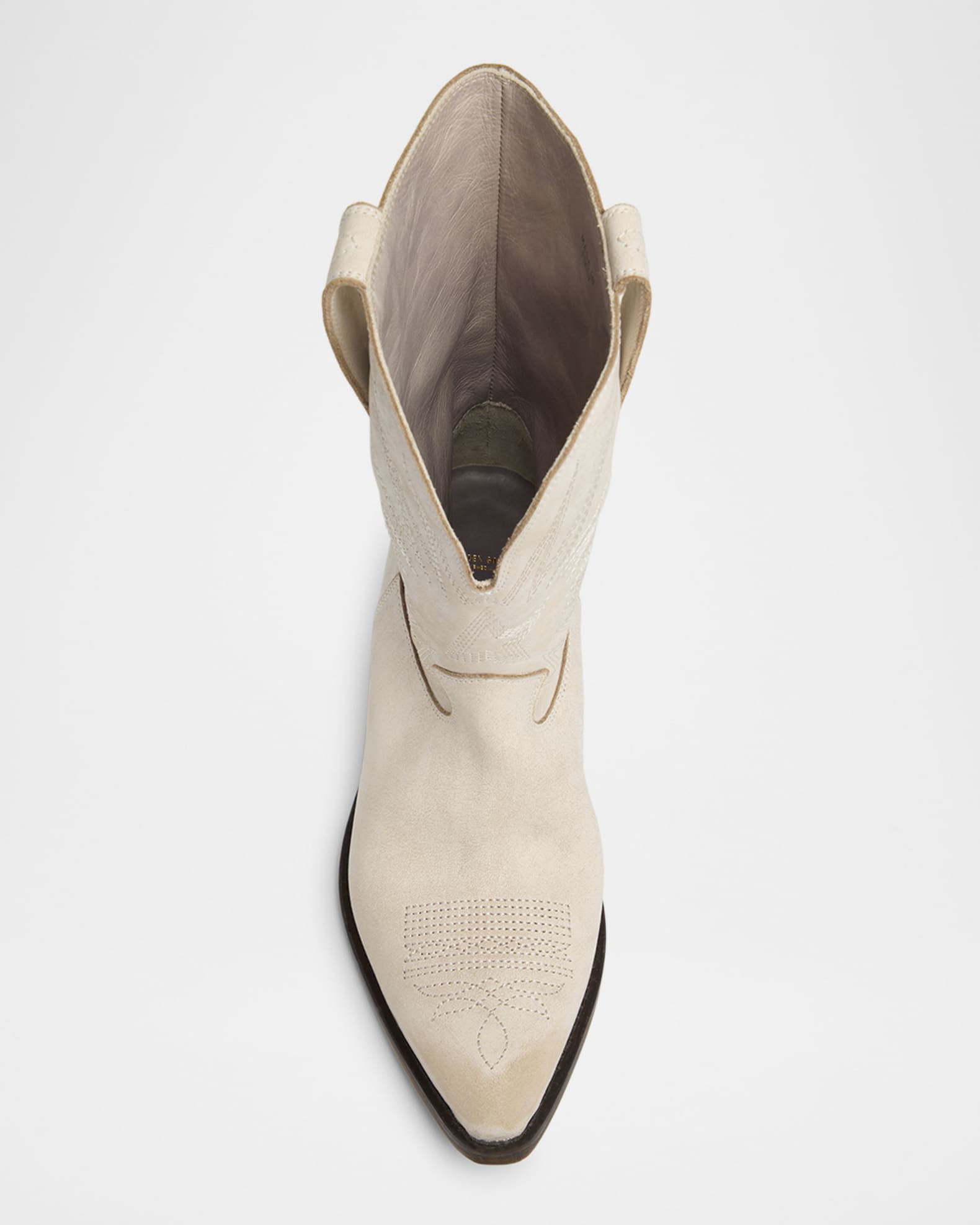 Golden Goose Wish Star Embroidered Suede Cowboy Boots | Neiman Marcus