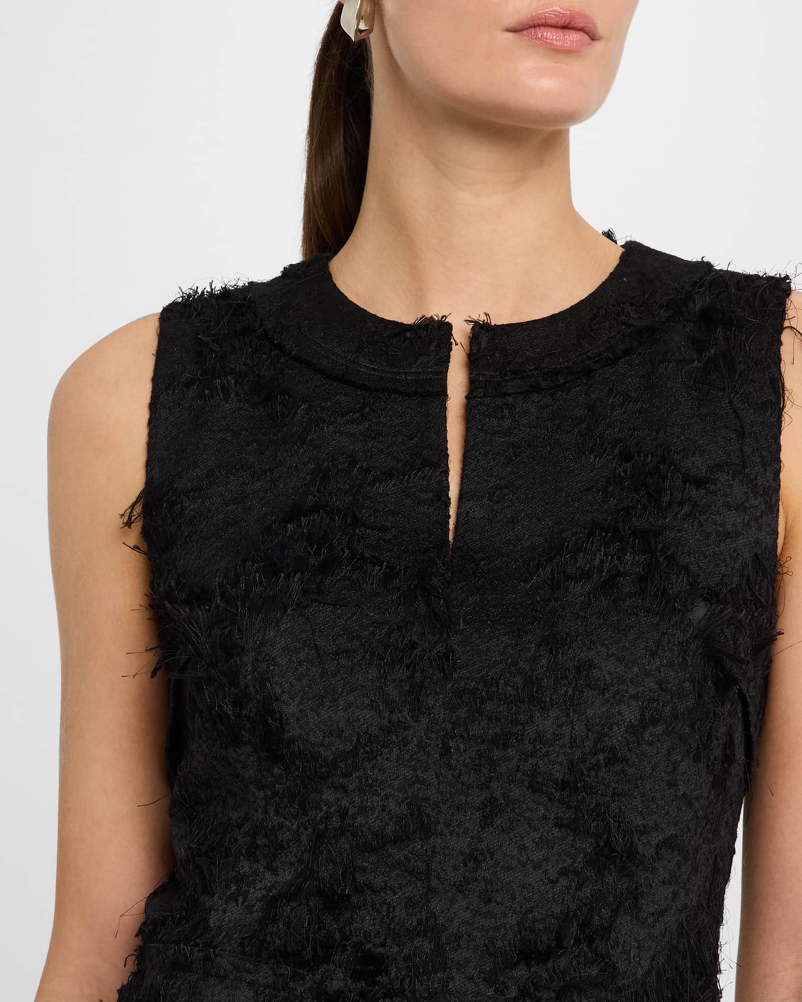 Jason Wu Collection Fray Jacquard Mini A-Line Dress | Neiman Marcus