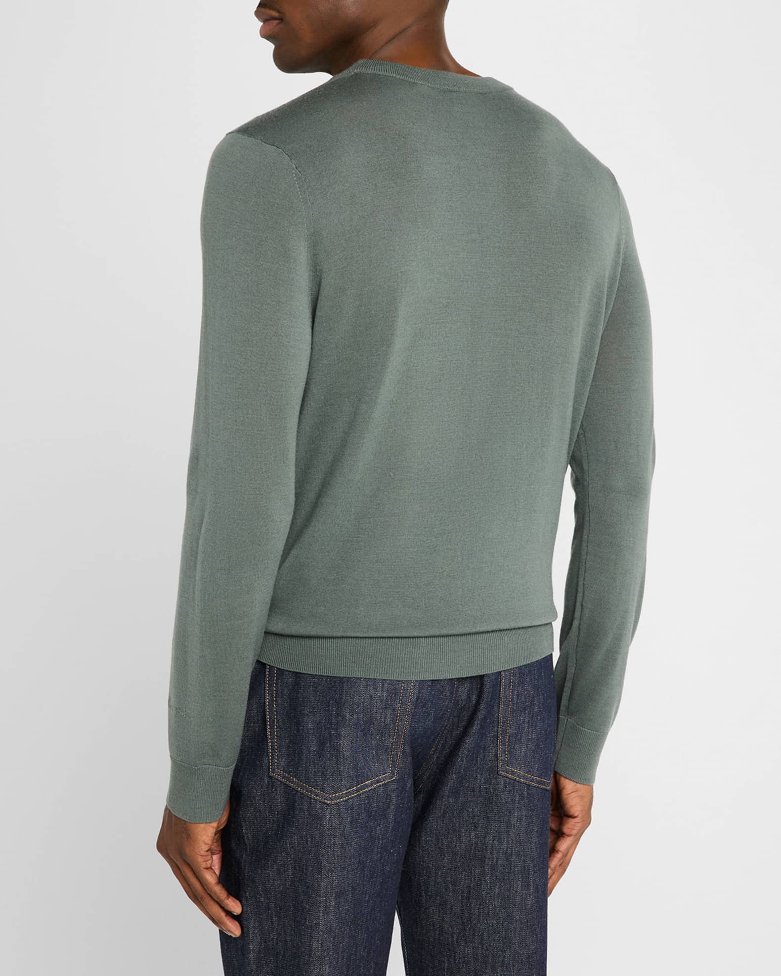 Paul Smith Men's Merino Wool Crewneck Sweater | Neiman Marcus
