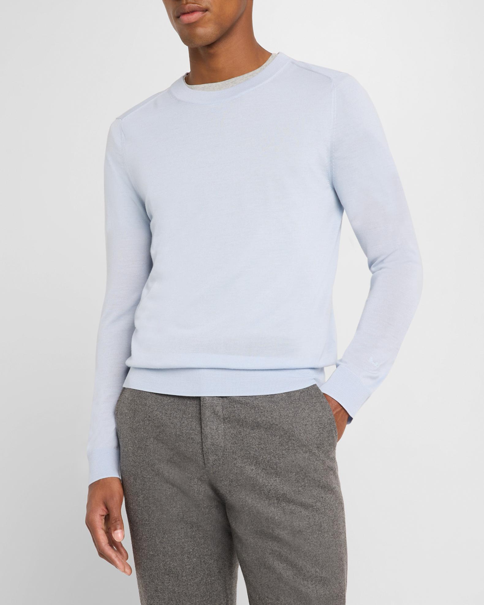 Paul Smith Men's Merino Wool Crewneck Sweater | Neiman Marcus