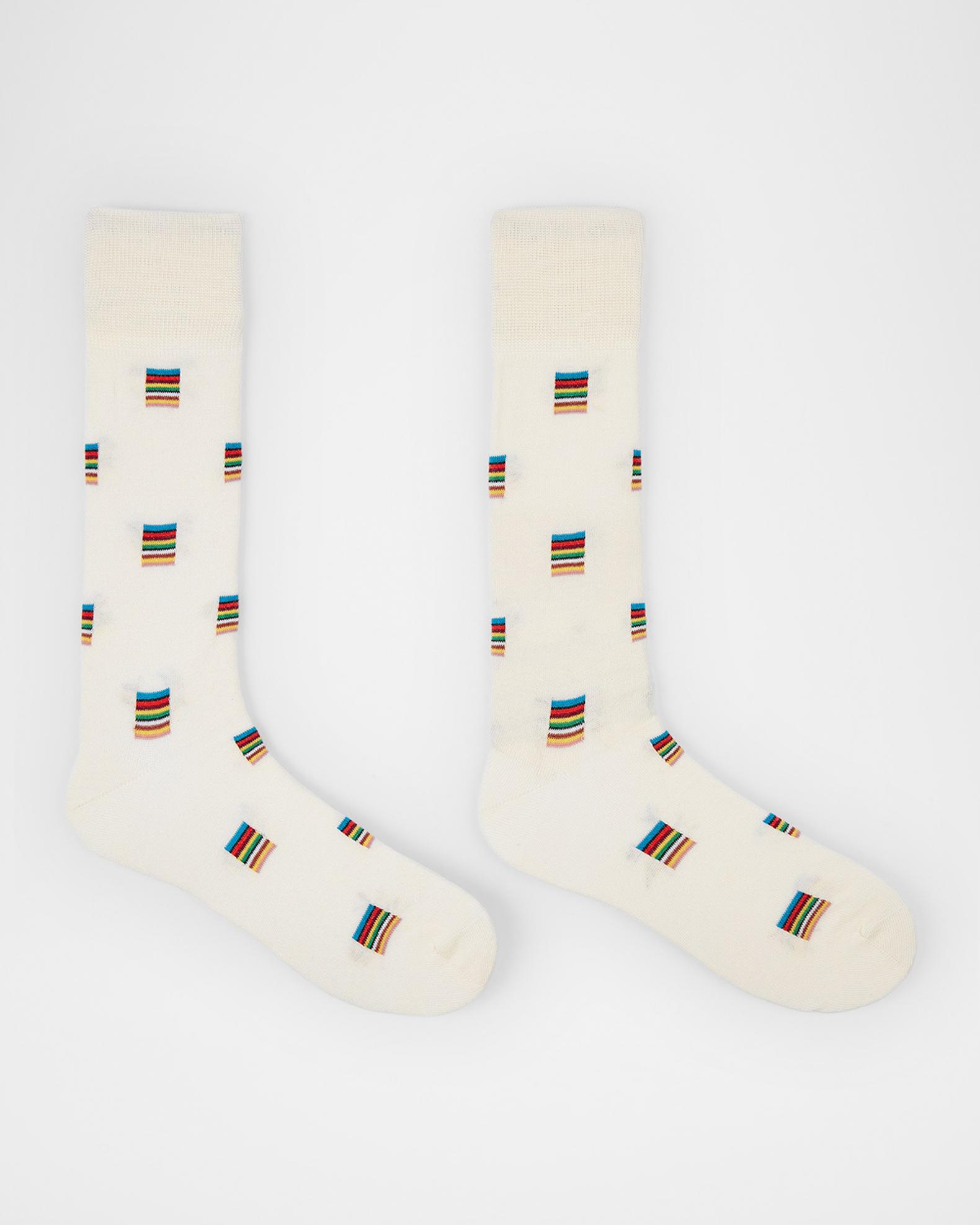 Paul Smith Men's Jonas Signature Stripe Block Crew Socks | Neiman Marcus
