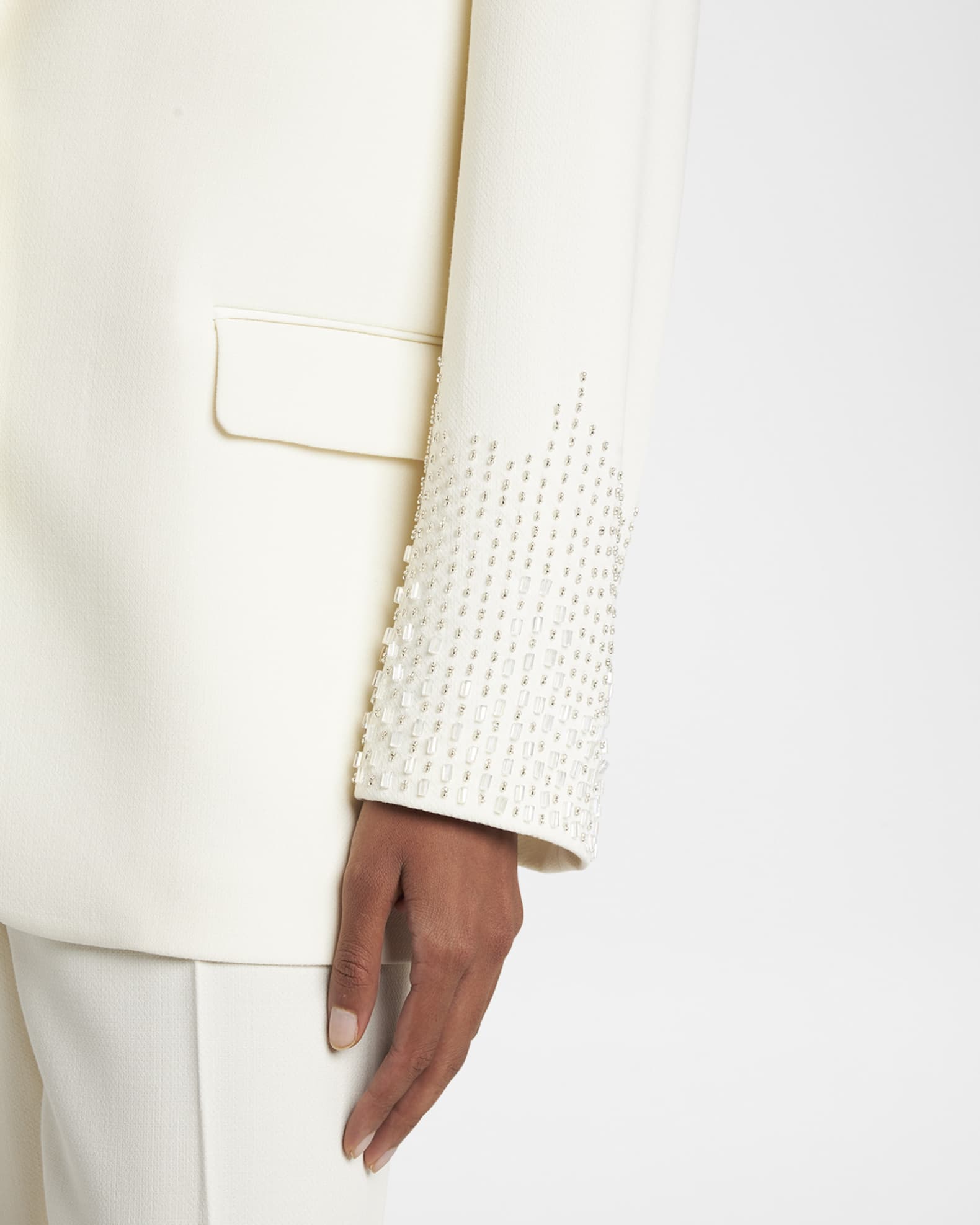 Golden Goose Journey Beaded Single-Breasted Jacket | Neiman Marcus