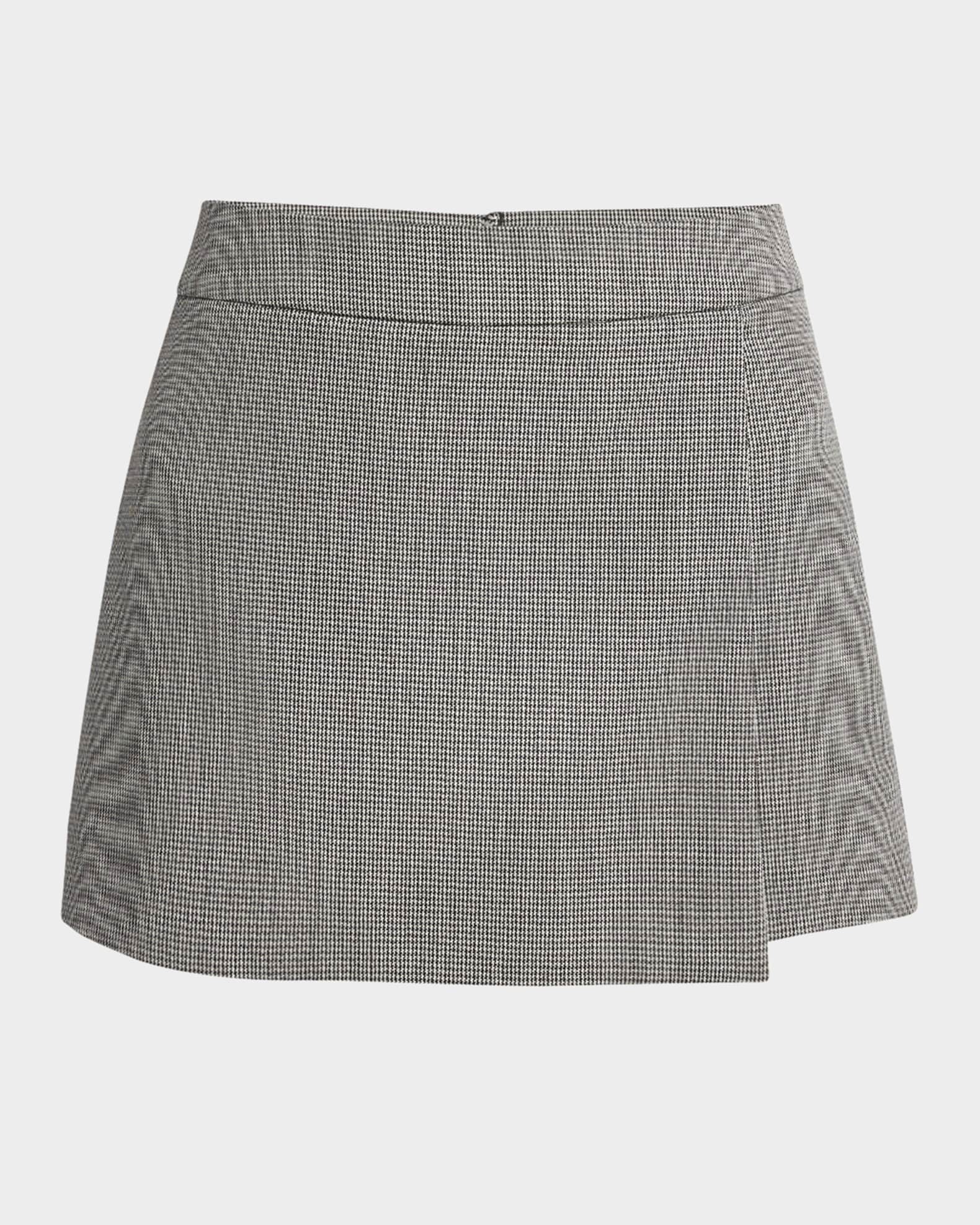 Golden Goose Journey Houndstooth Wrap Mini Skort | Neiman Marcus