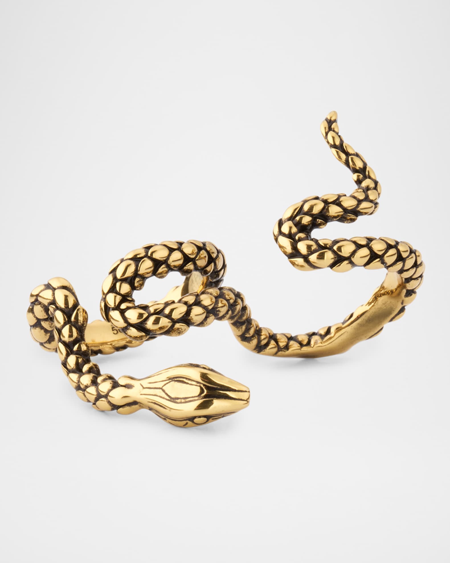 Chloe Snake Coil Double Ring | Neiman Marcus