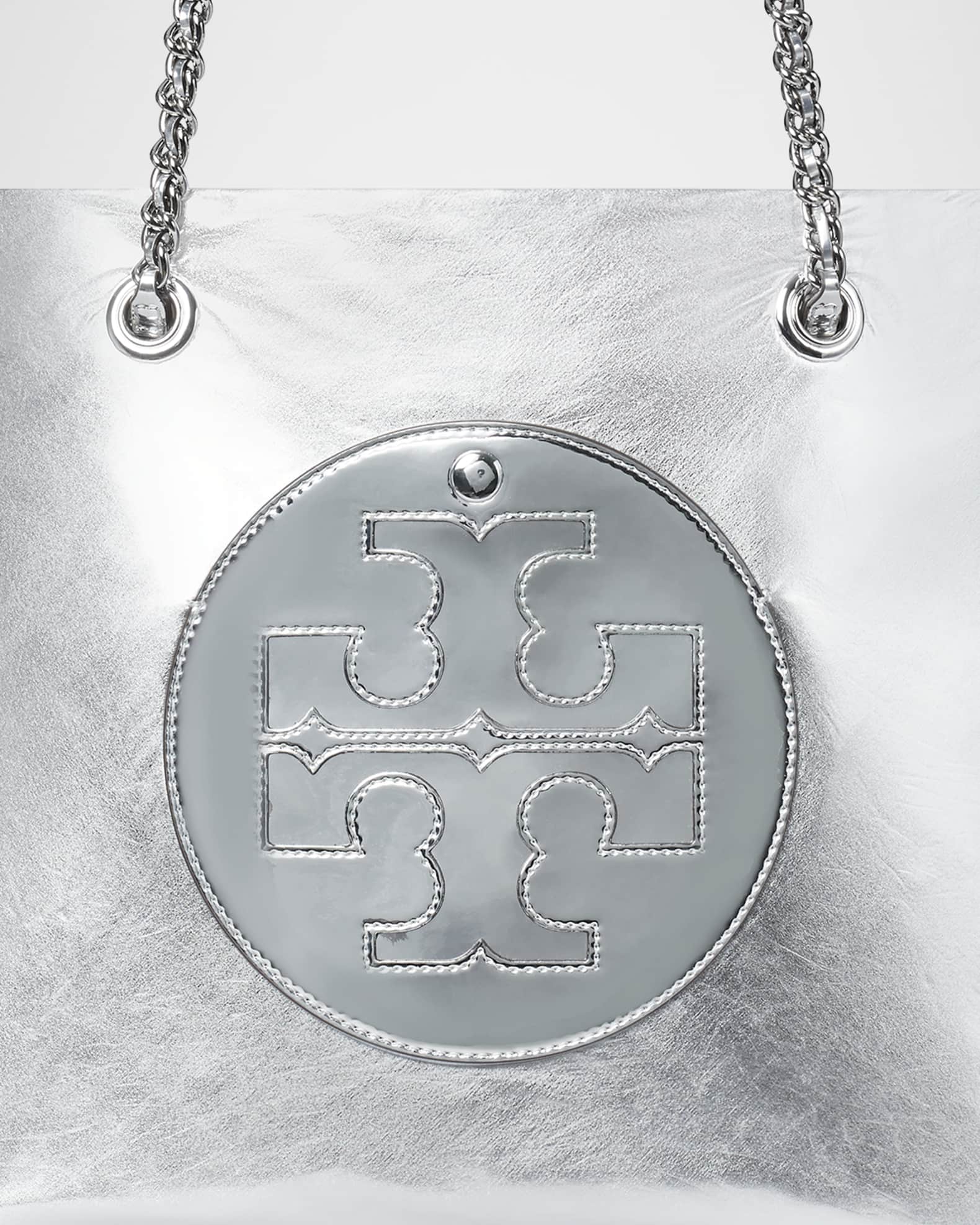 Tory Burch Ella Metallic Chain Tote Bag | Neiman Marcus