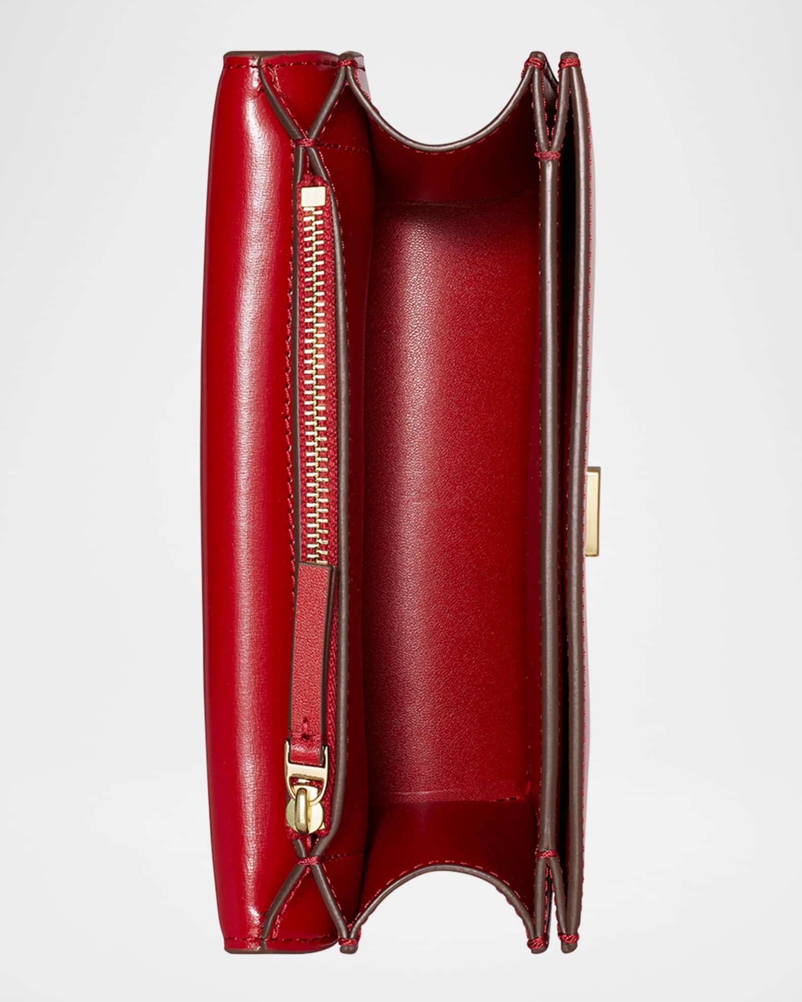 Tory Burch Eleanor Small Convertible Leather Shoulder Bag | Neiman Marcus