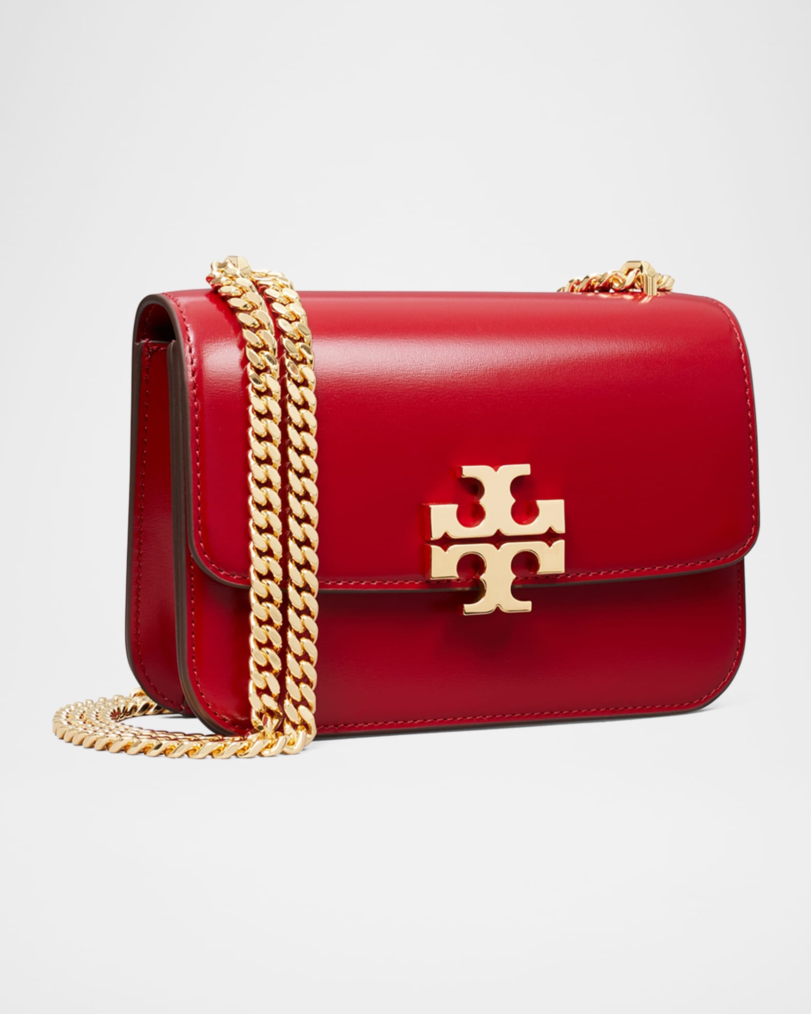 Tory Burch Eleanor Small Convertible Leather Shoulder Bag | Neiman Marcus