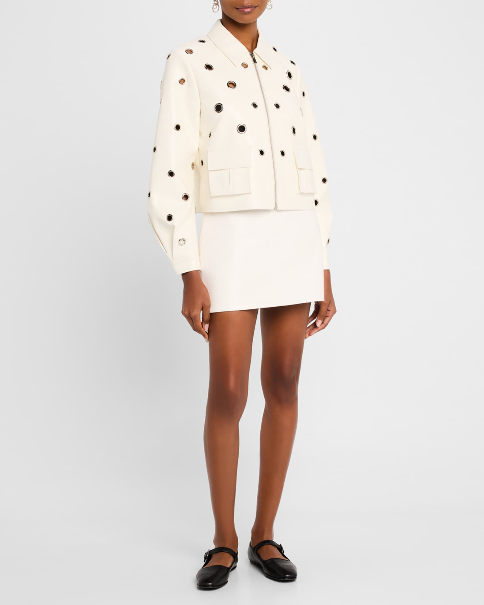 Cinq a Sept Harriet Grommet Jacket | Neiman Marcus