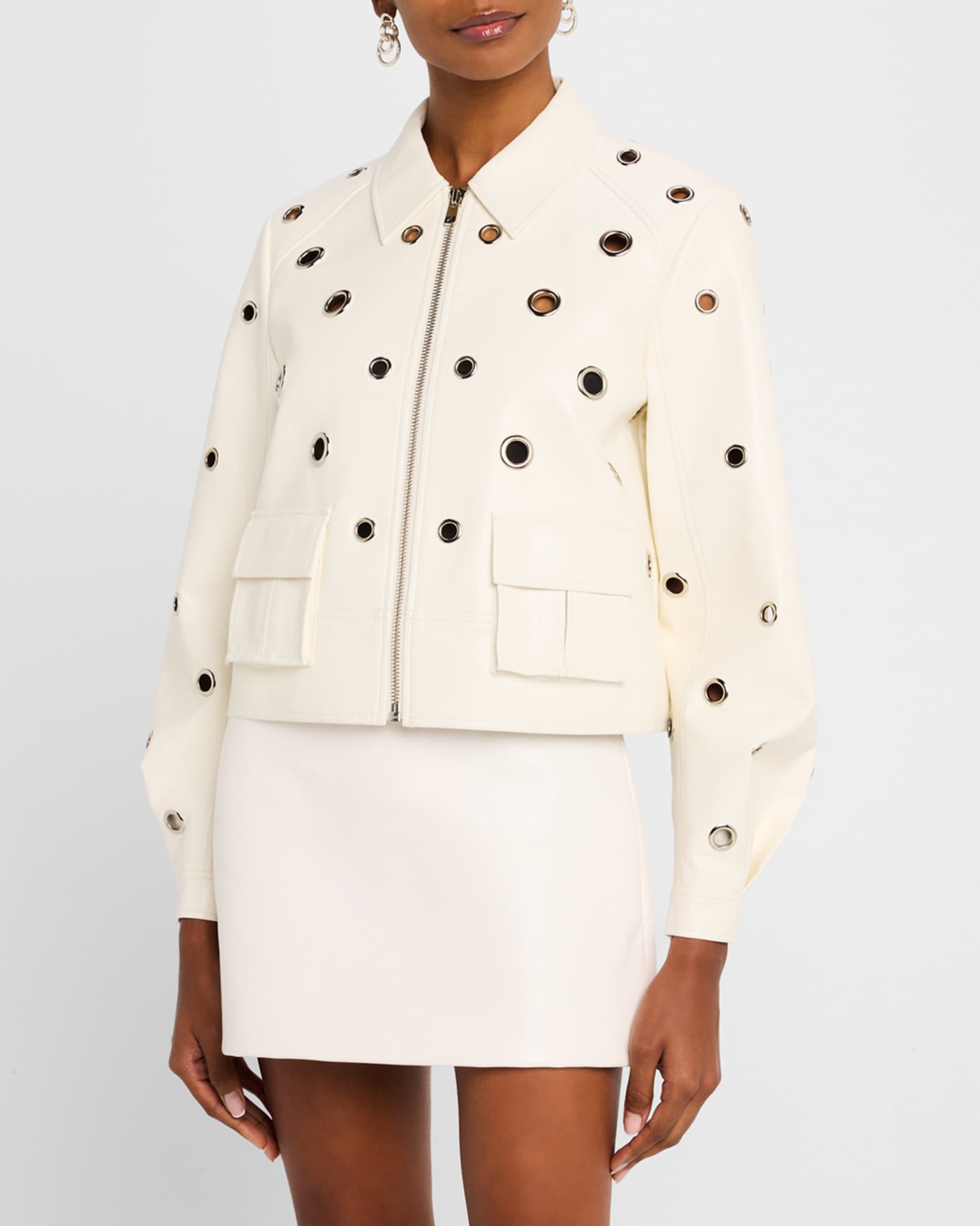 Cinq a Sept Harriet Grommet Jacket | Neiman Marcus