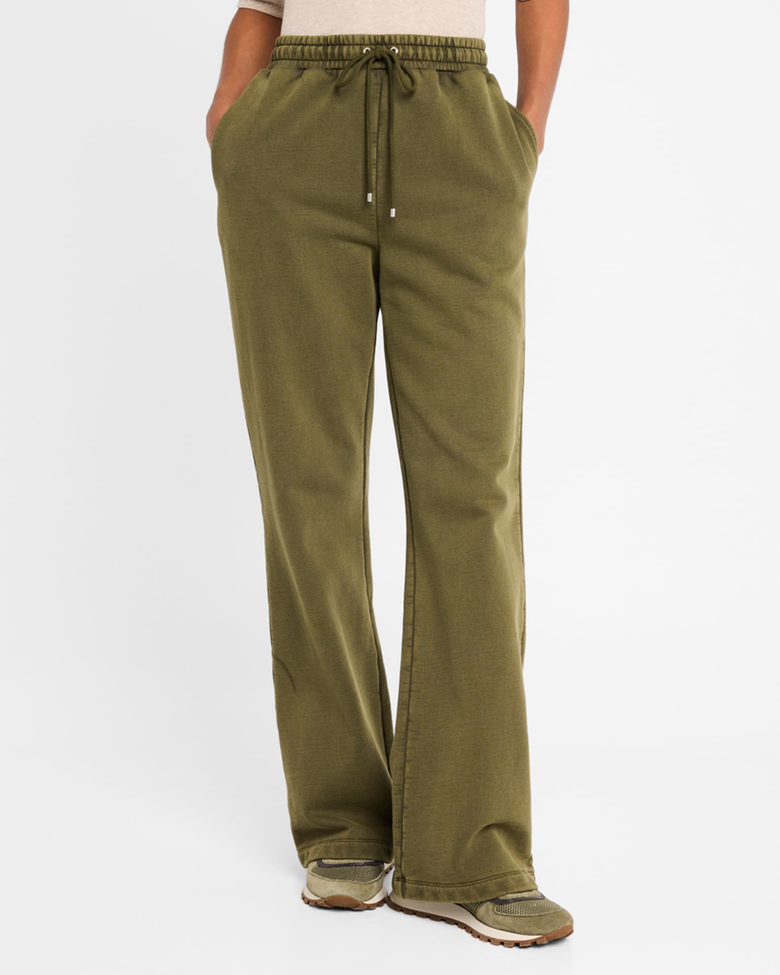 FRAME Drawstring Flare Sweatpants | Neiman Marcus