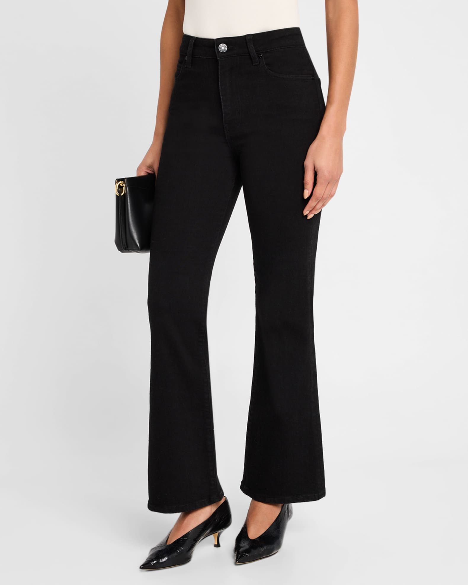 FRAME The Pixie Arrow Bootcut Jeans | Neiman Marcus