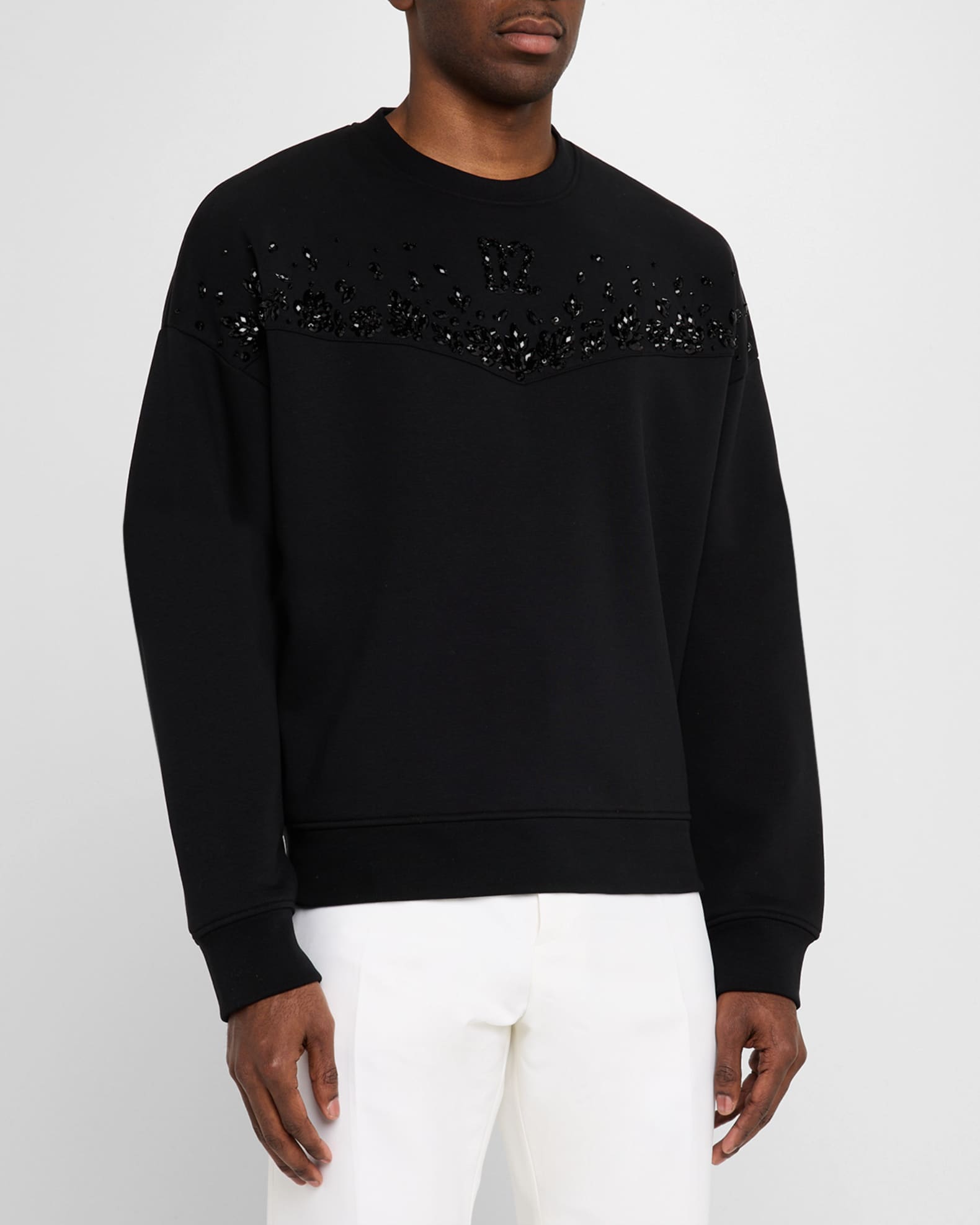 Dsquared2 Men's Cypro Fit Bead Sweatshirt | Neiman Marcus