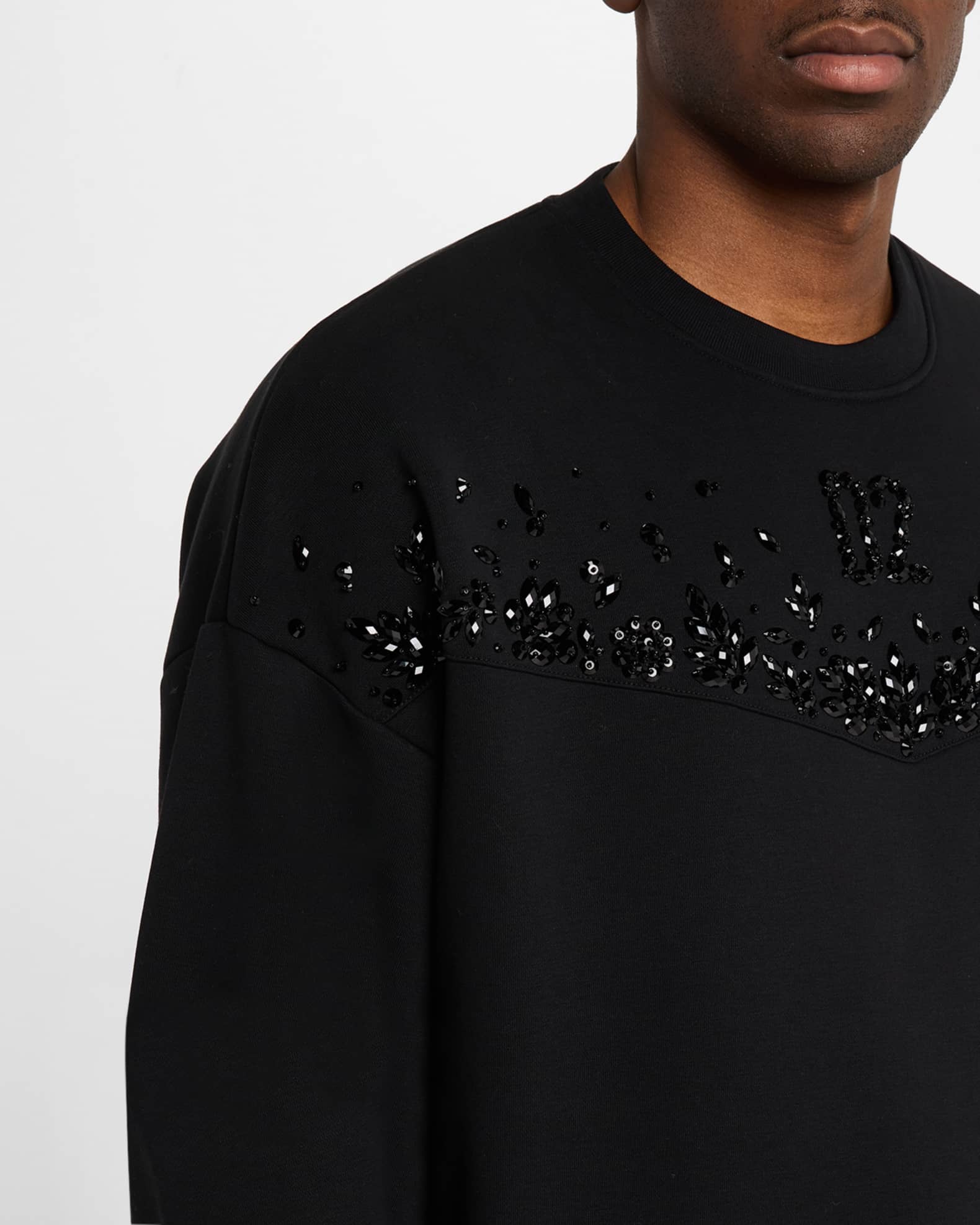 Dsquared2 Men's Cypro Fit Bead Sweatshirt | Neiman Marcus