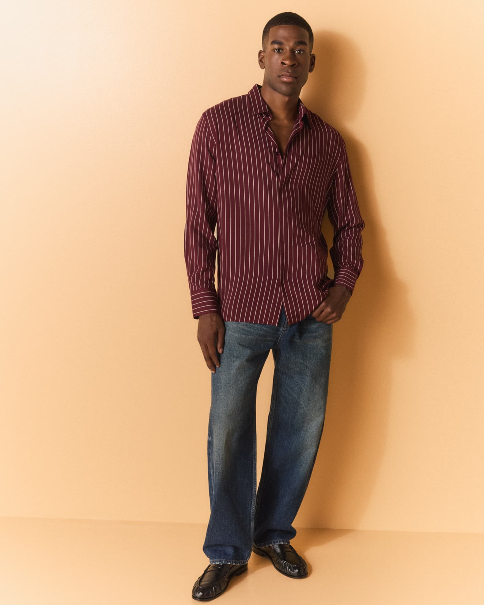 vertical pattern shirt