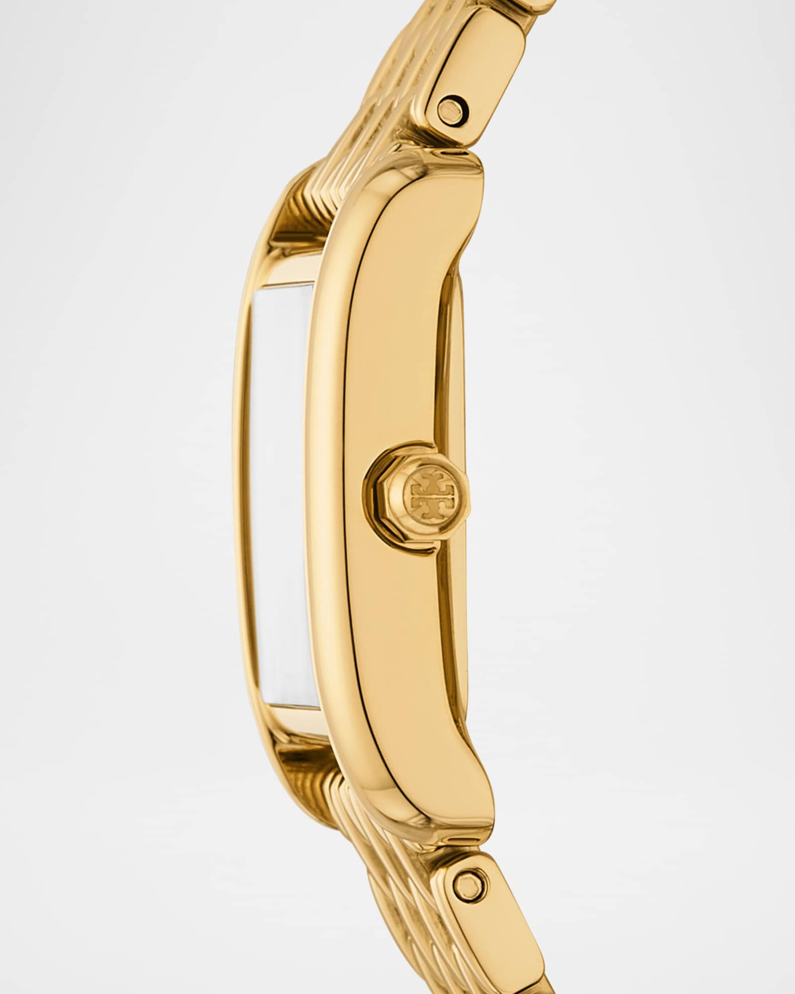 Tory Burch The Eleanor Mini Gold-Tone Stainless Steel Watch | Neiman Marcus