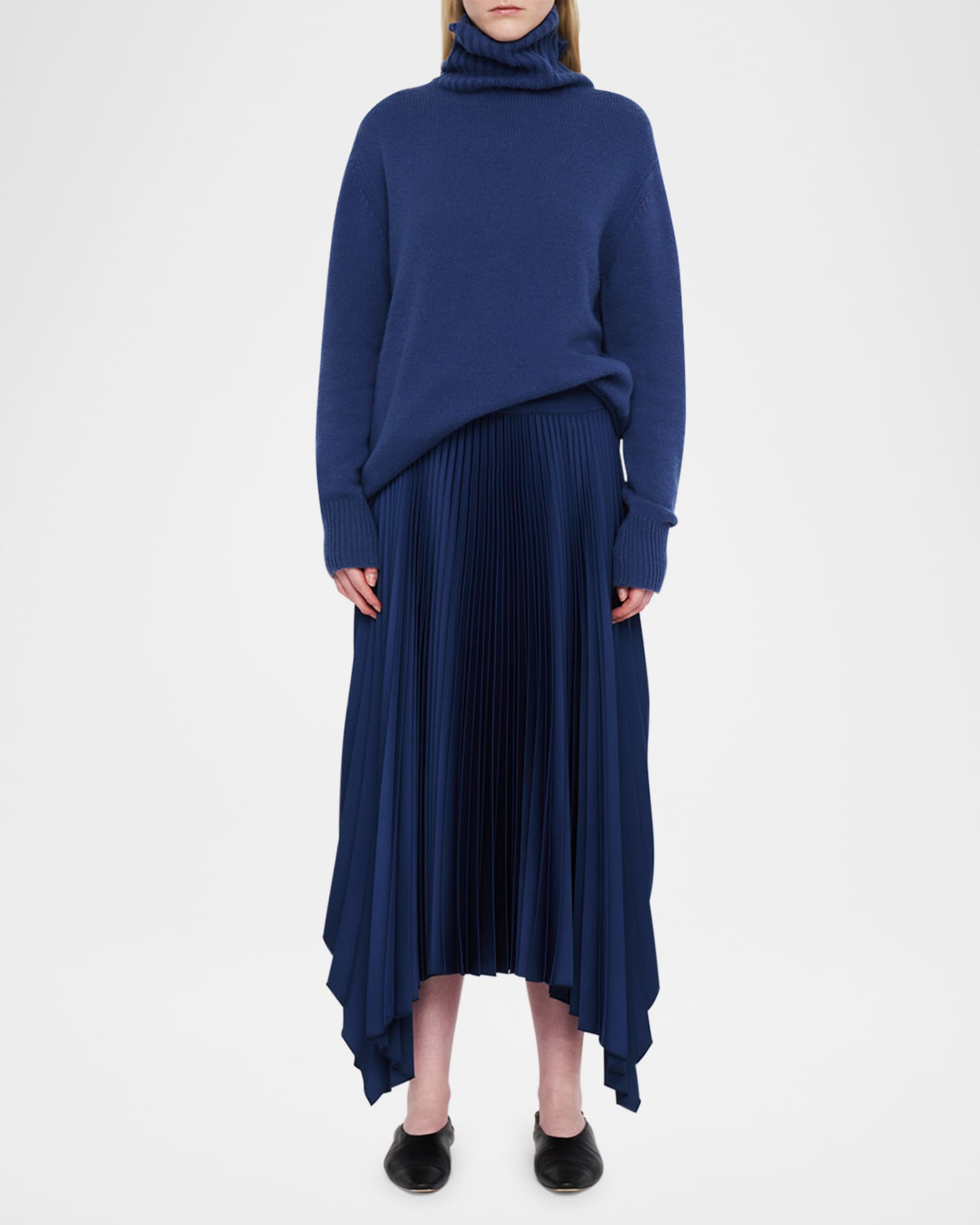 Joseph Ade Pleated Handkerchief Maxi Skirt | Neiman Marcus