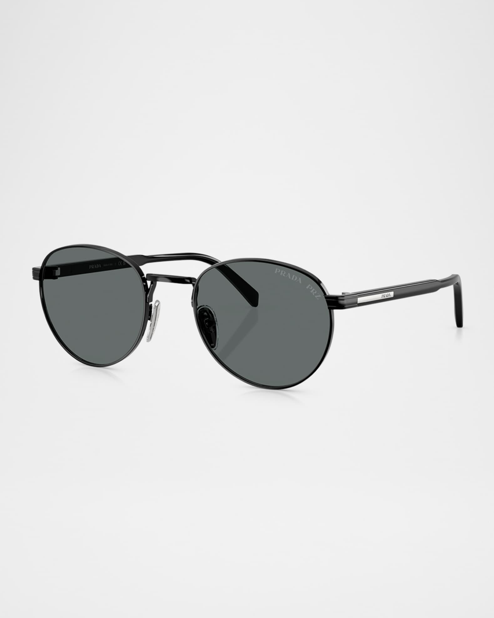 Prada Men's PR B51S Oval Sunglasses | Neiman Marcus