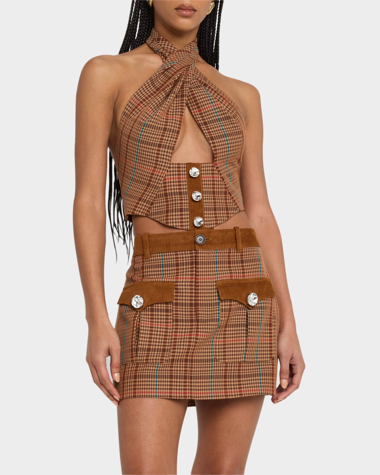 Crystal Checked Collection | Neiman Marcus