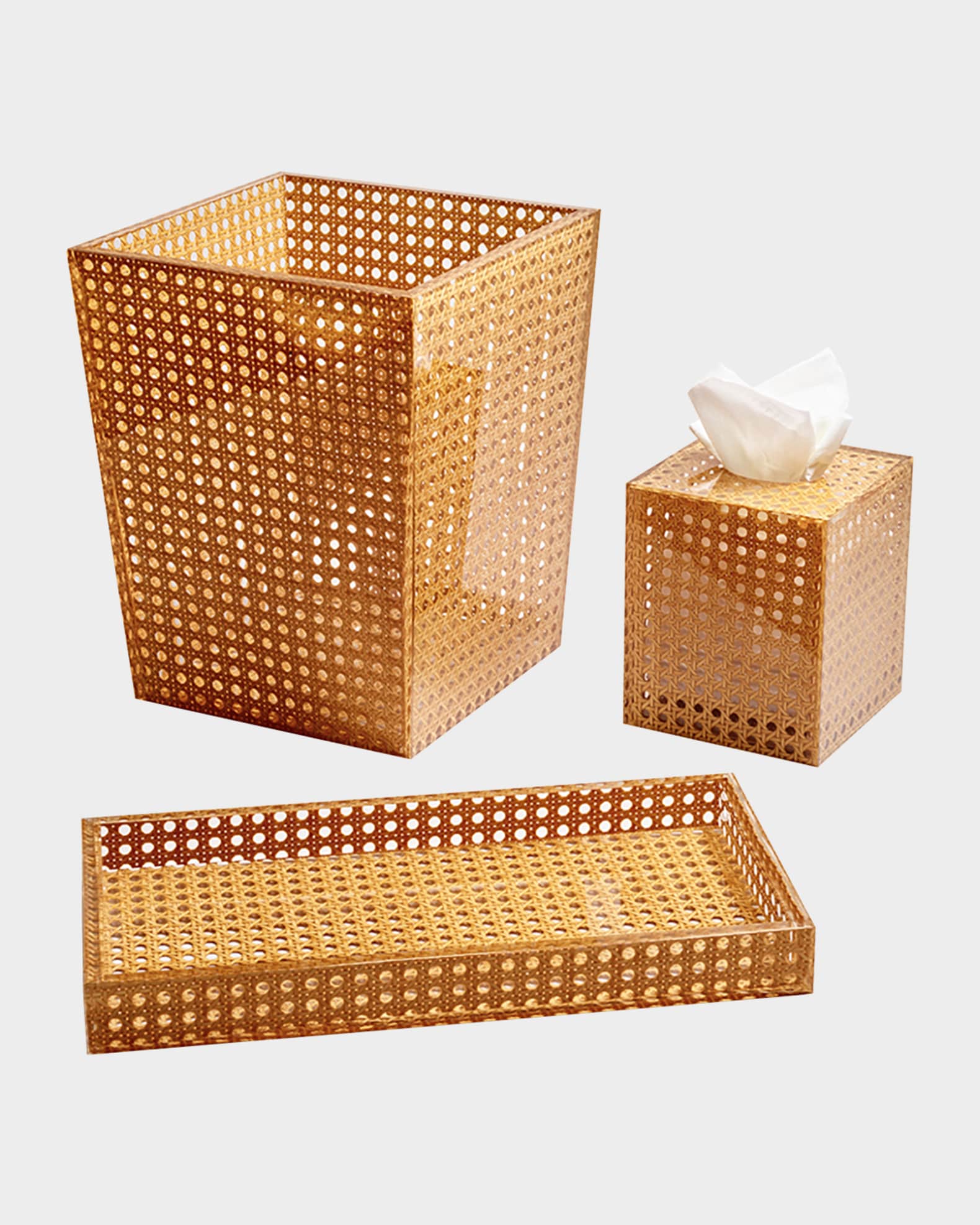 Kim Seybert Reed Tissue Box, Natural | Neiman Marcus