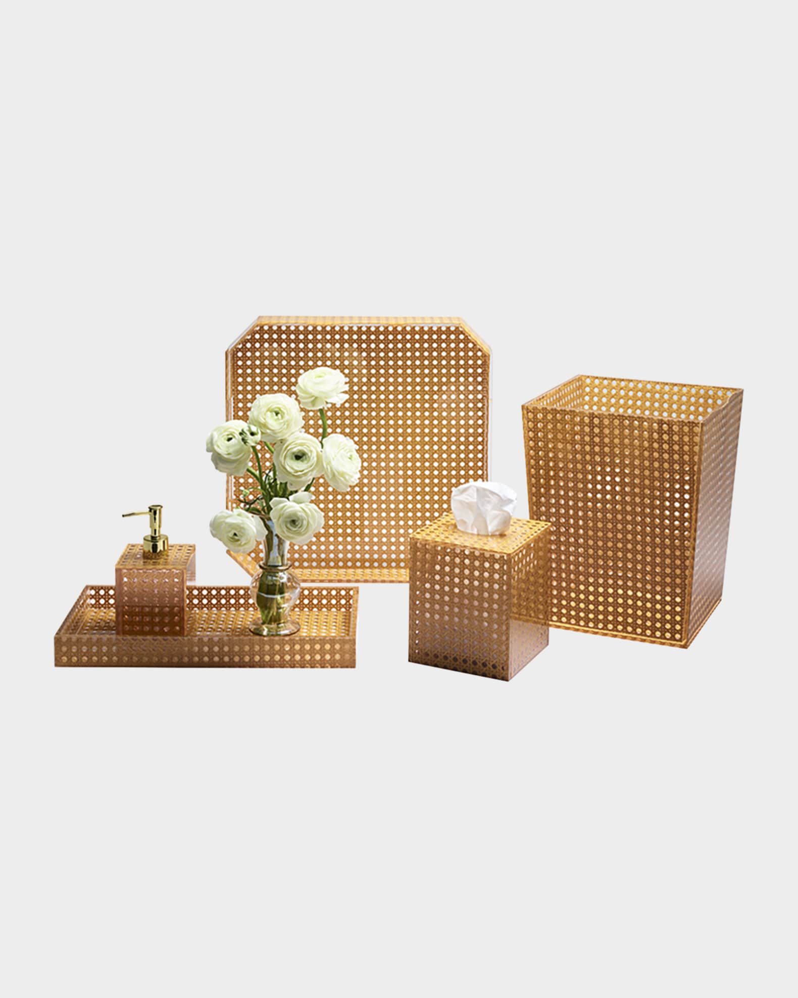 Kim Seybert Reed Tissue Box, Natural | Neiman Marcus