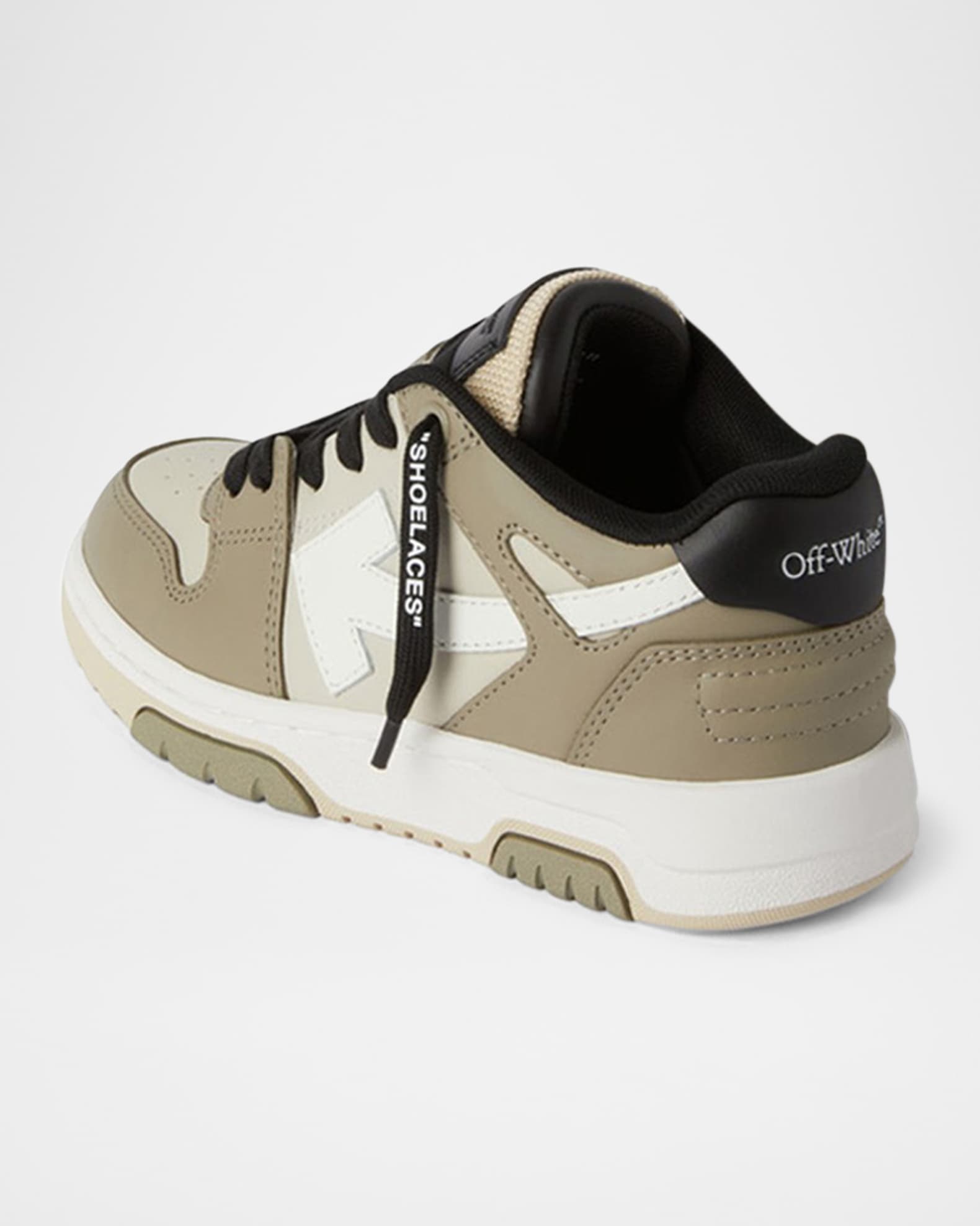 Off-White Boy's Out Of Office Leather Sneakers, Toddler/Kids | Neiman ...