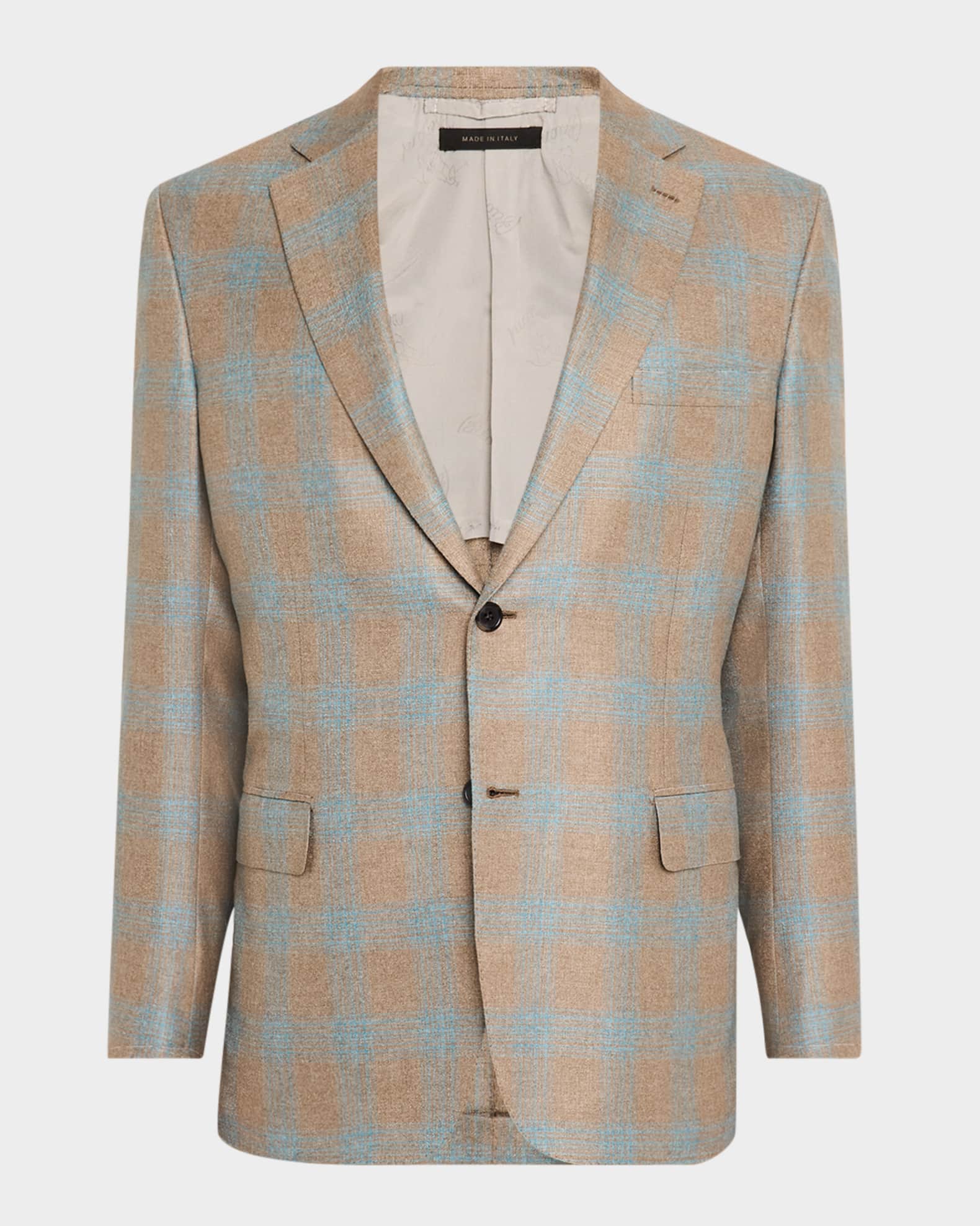Brioni Men's Plaid Sport Coat | Neiman Marcus