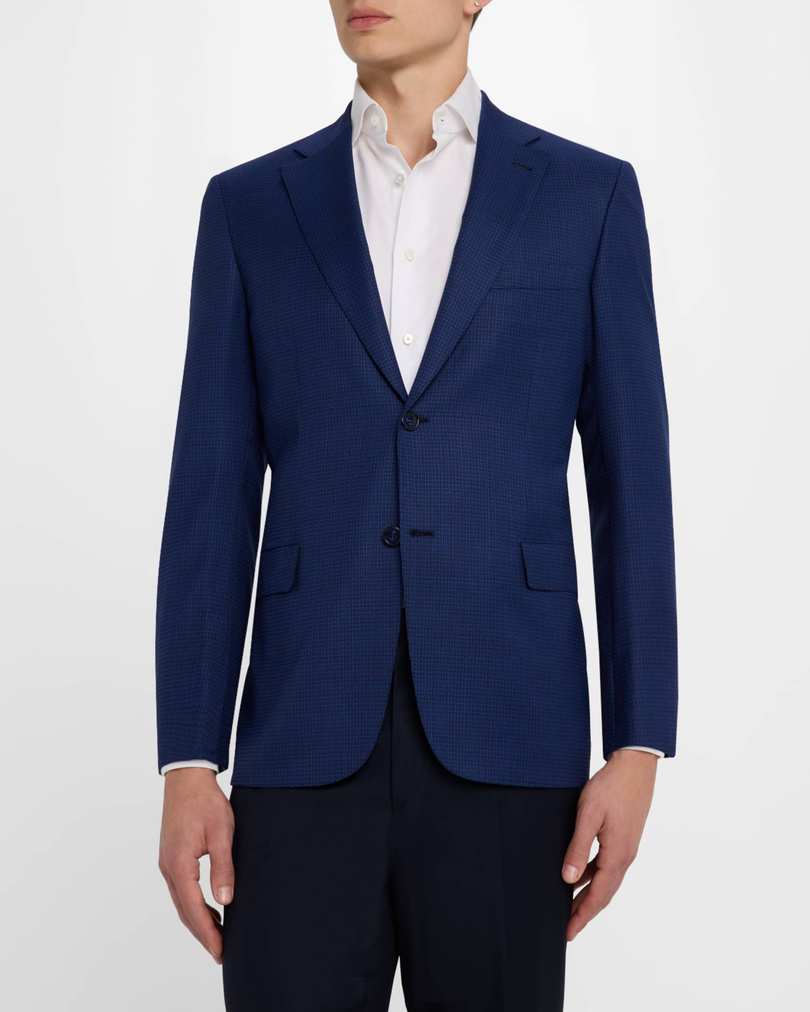 Brioni Men's Tonal Check Sport Coat | Neiman Marcus