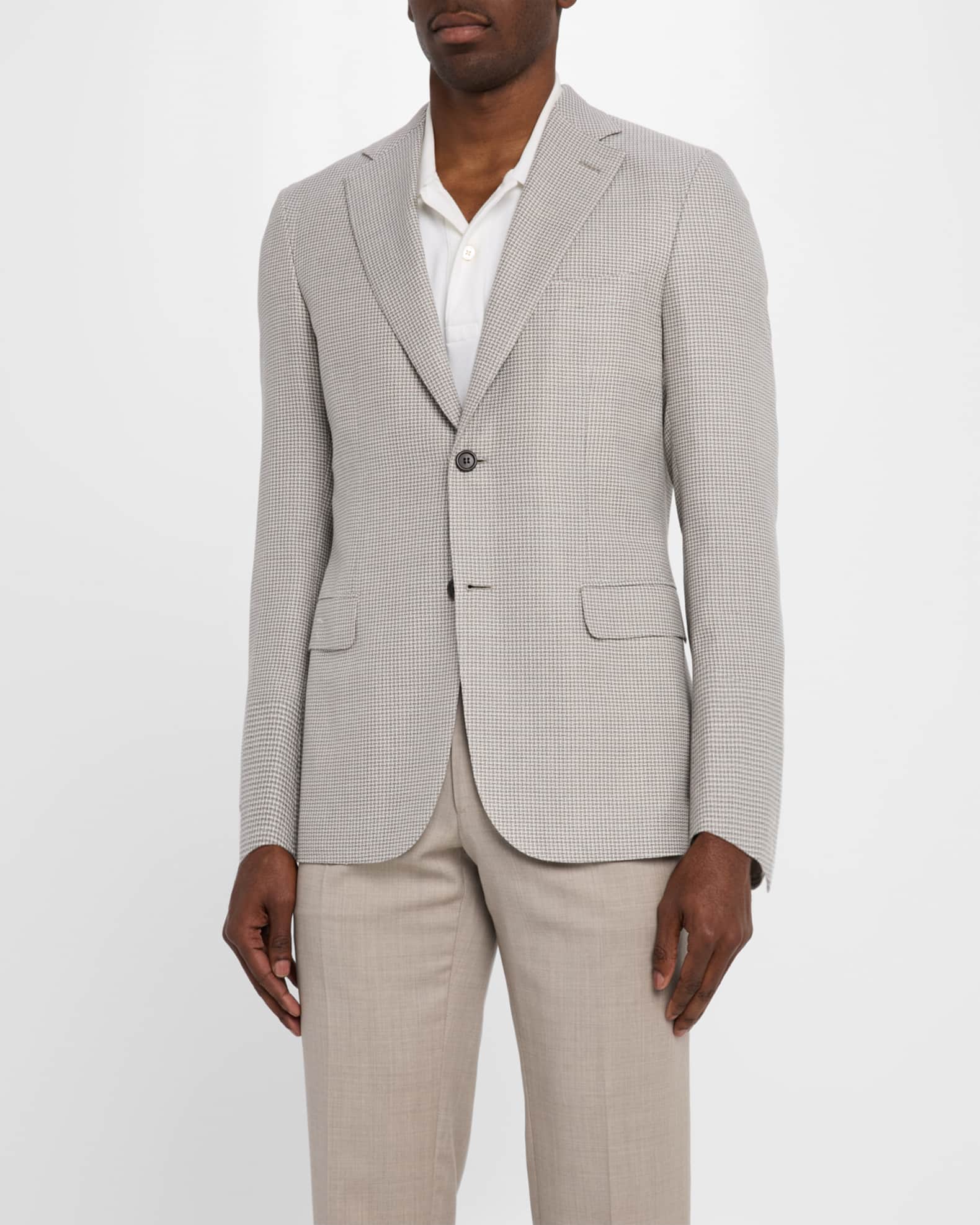 Brioni Men's Micro-Check Sport Coat | Neiman Marcus