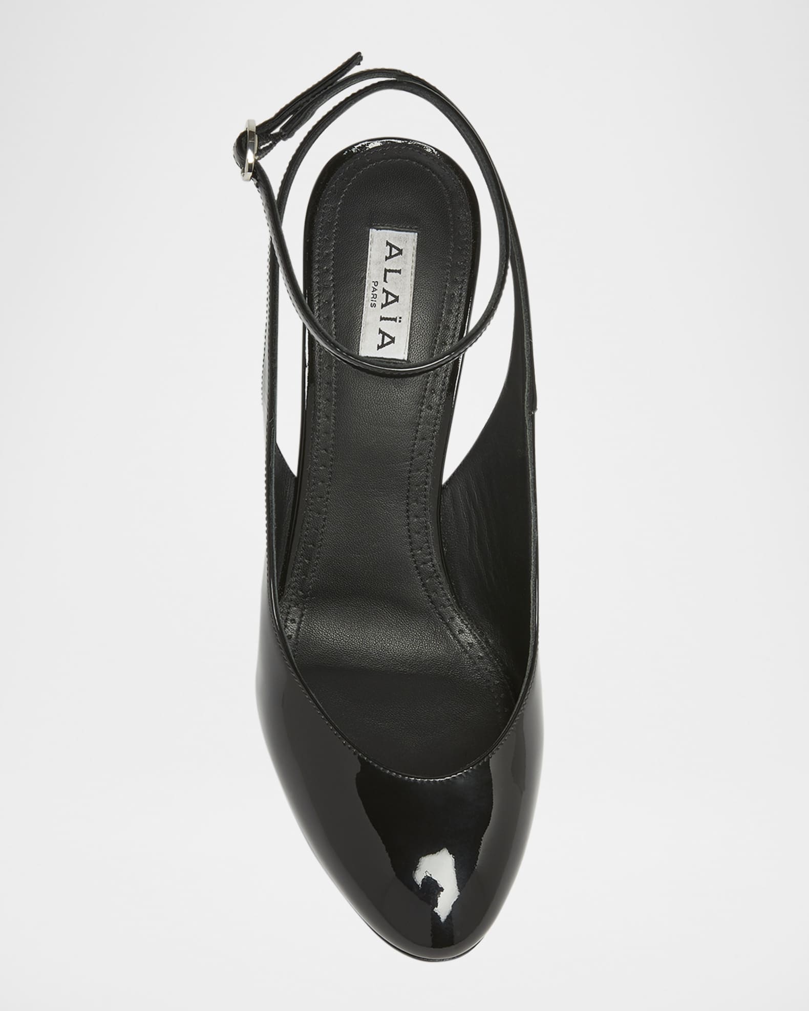 ALAIA Patent Leather Slingback Pumps | Neiman Marcus
