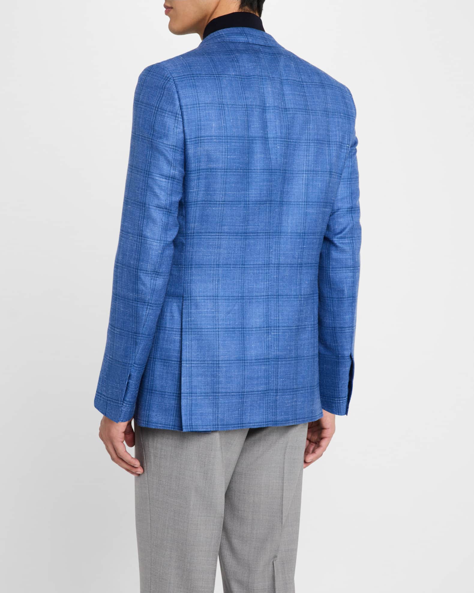 Brioni Men's Windowpane Sport Coat | Neiman Marcus