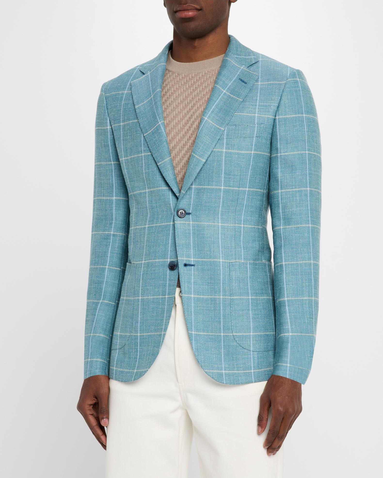 Brioni Men's Windowpane Sport Coat | Neiman Marcus