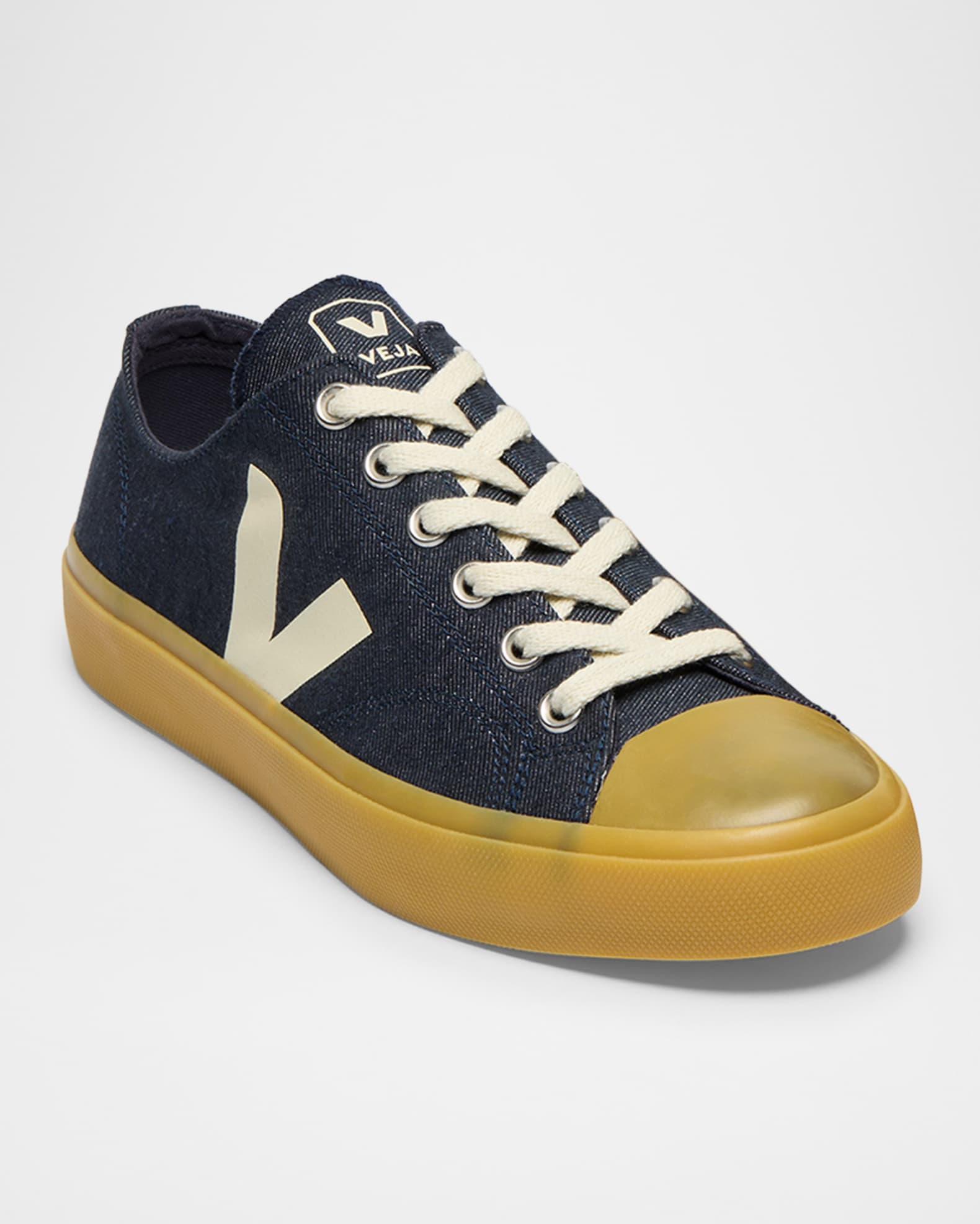 VEJA Watta Denim Low-Top Sneakers | Neiman Marcus