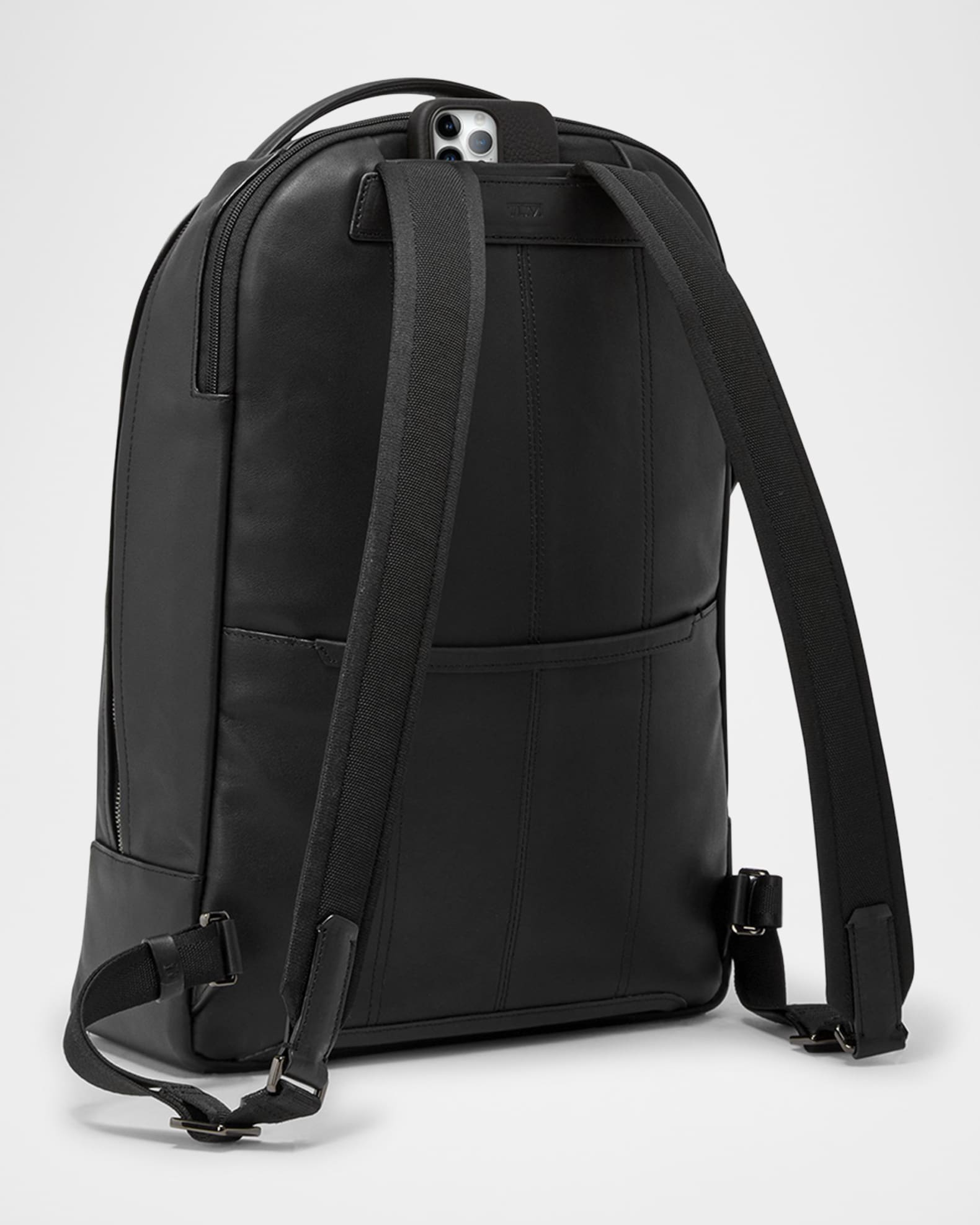 Tumi Harrison Warren Leather Backpack | Neiman Marcus