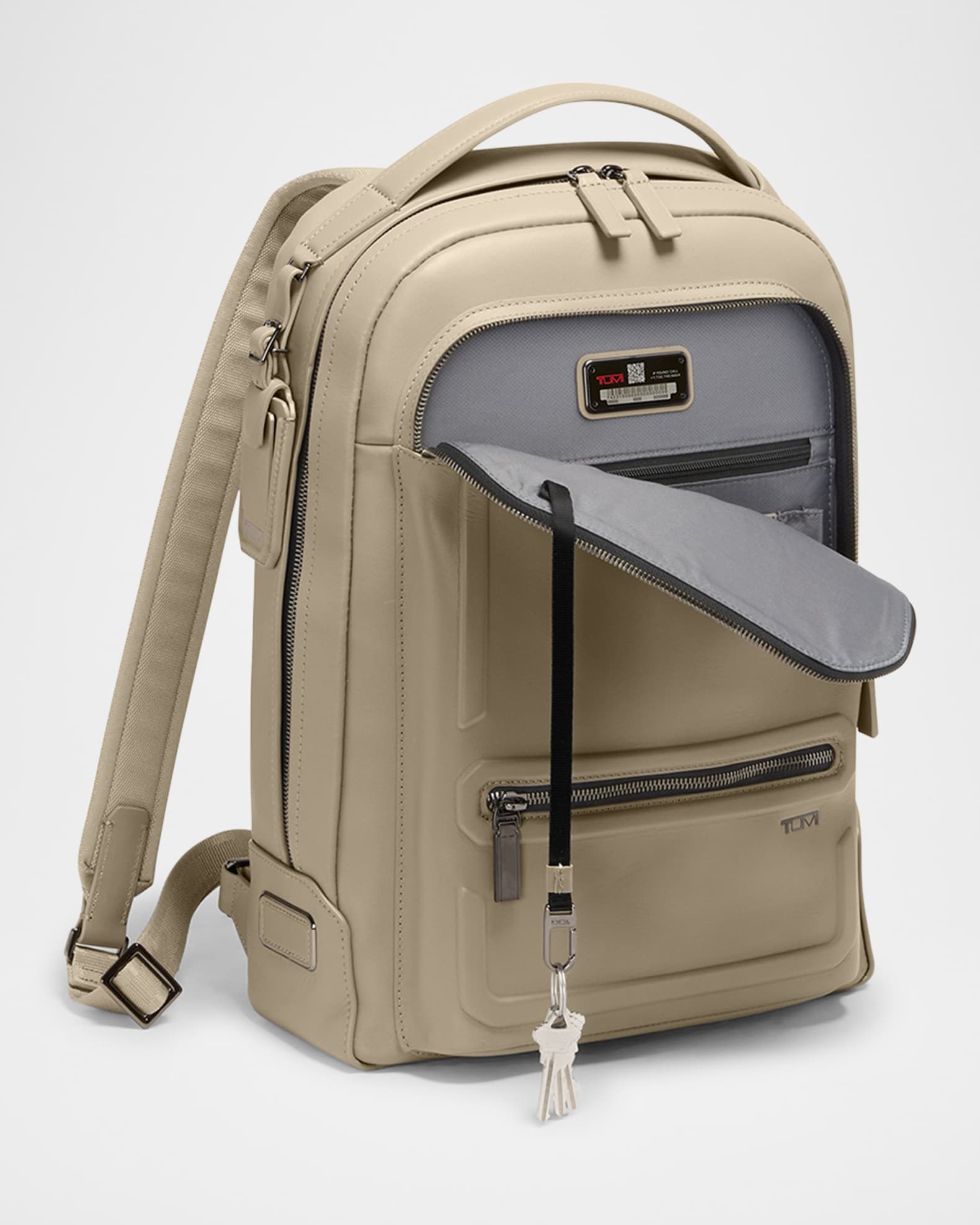 Tumi Harrison Bradner Leather Backpack | Neiman Marcus