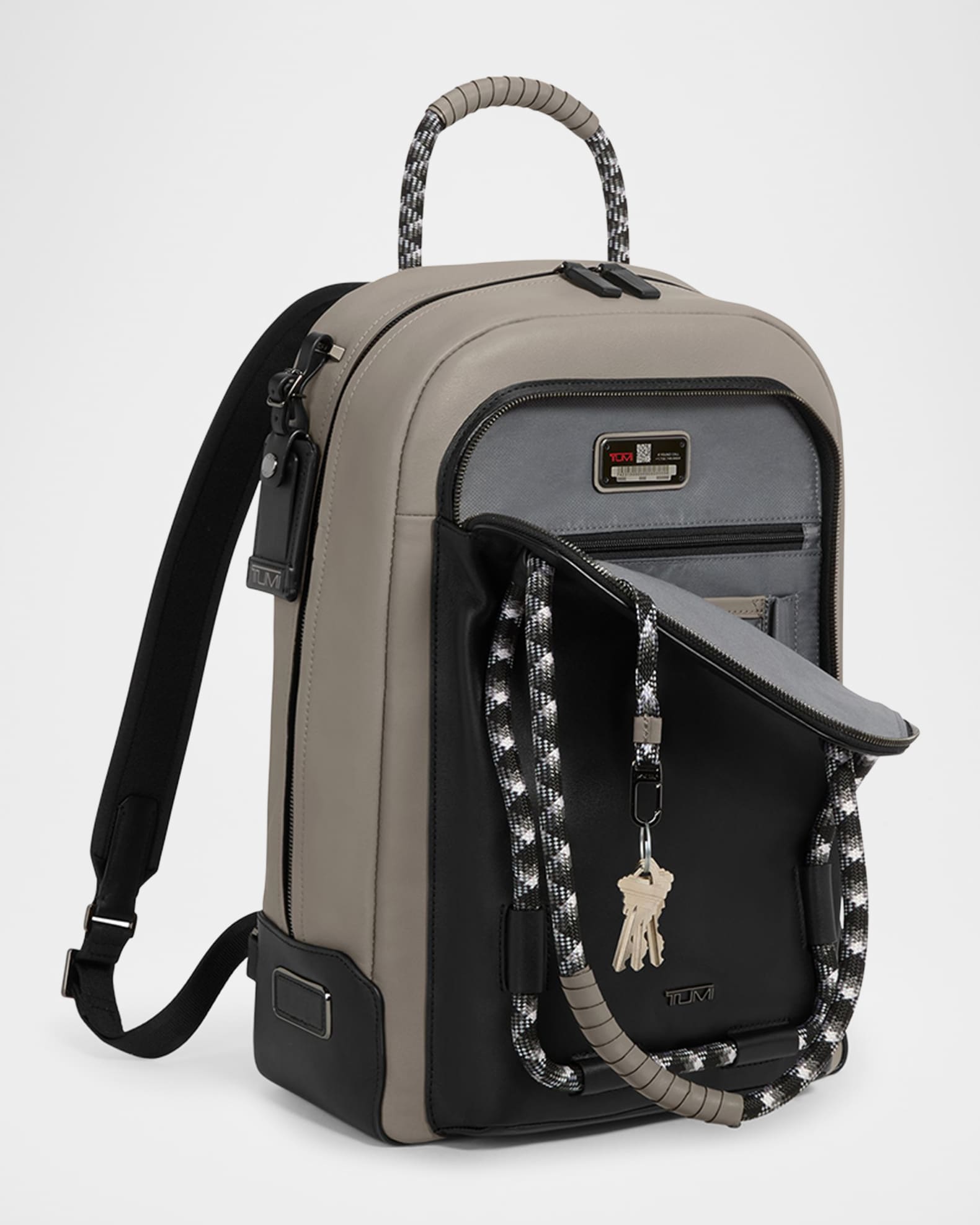 Tumi Harrison Halstead Leather Backpack | Neiman Marcus
