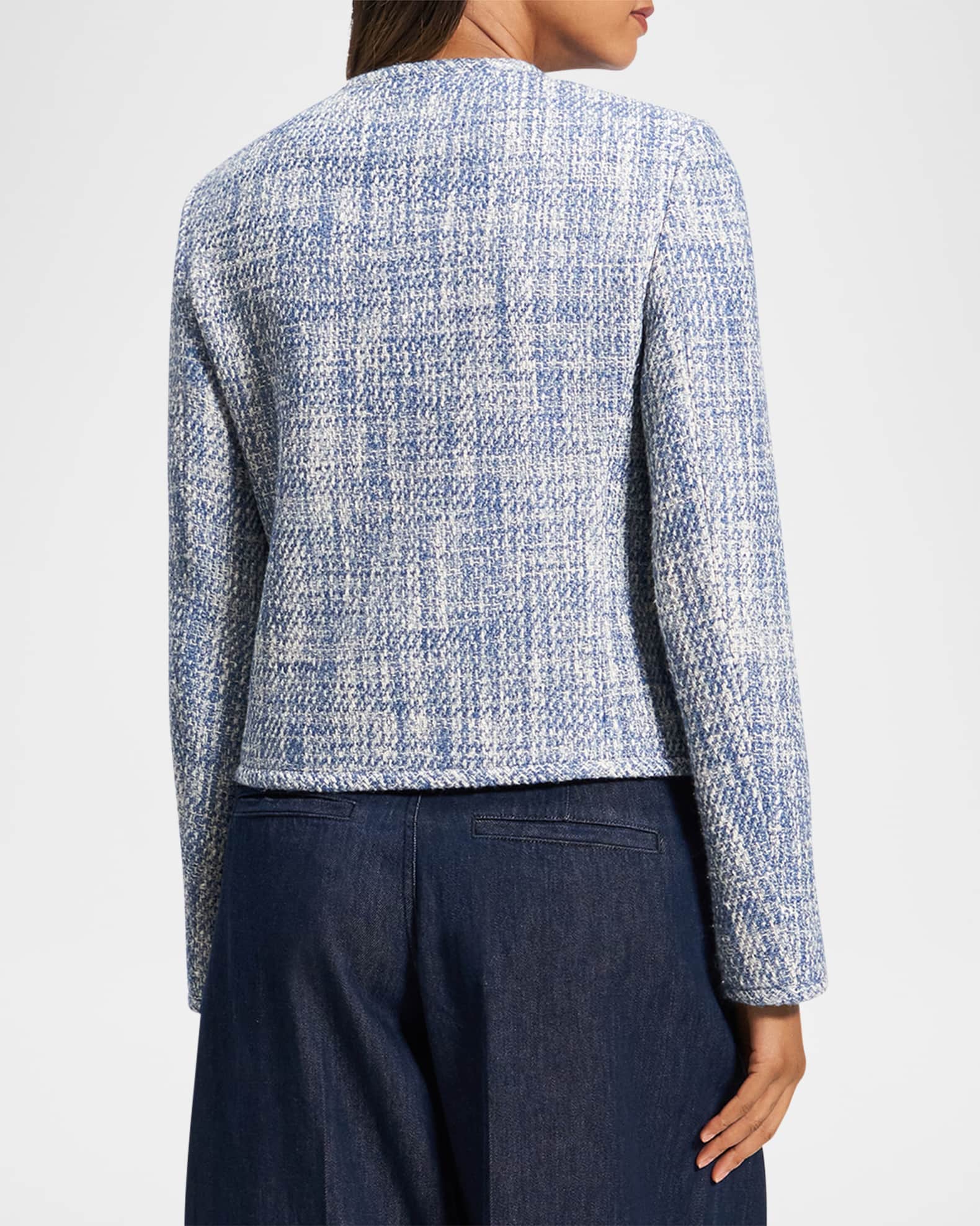 Theory Clean Tweed Jacket | Neiman Marcus