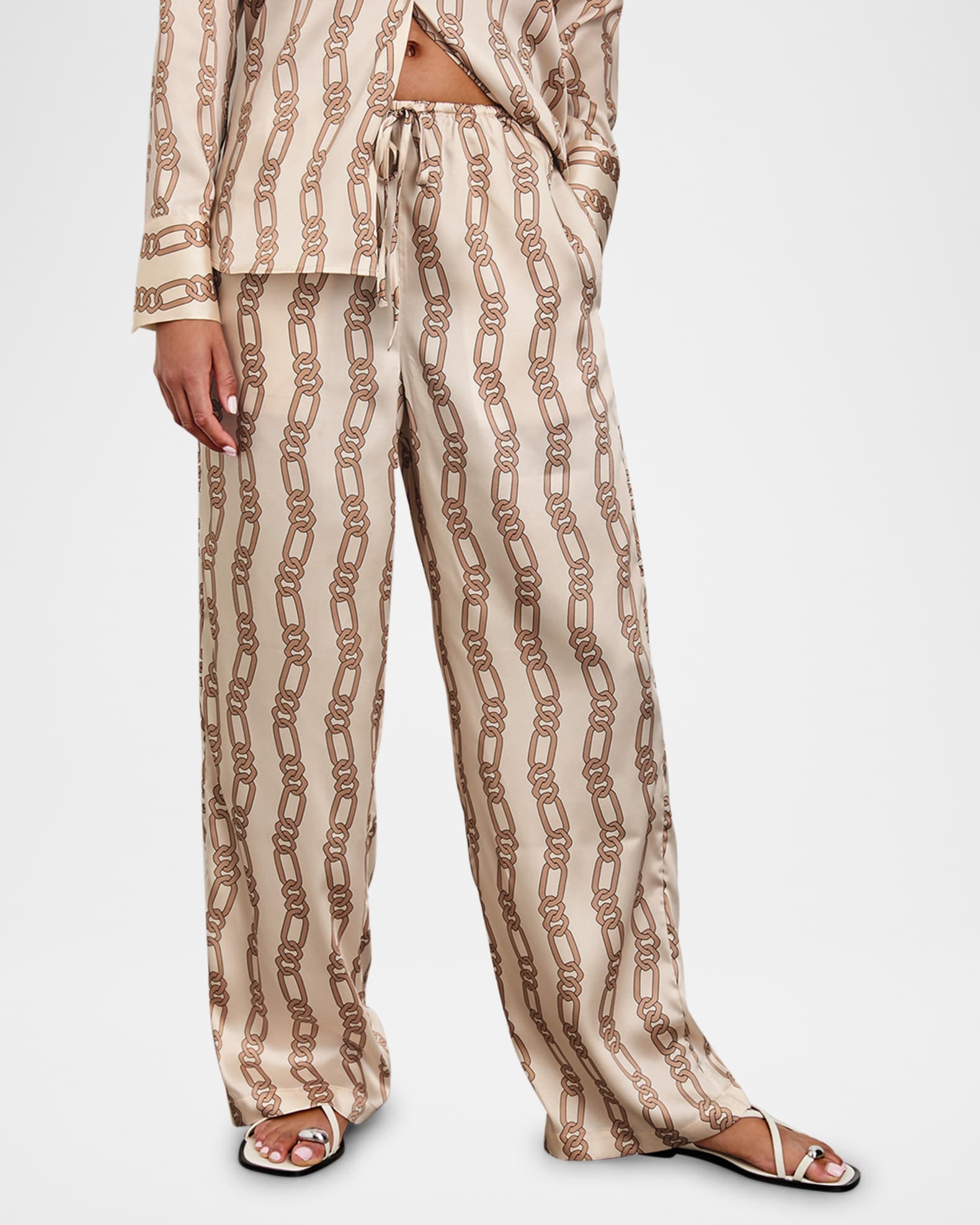 Rails Damani Chain Link Drawstring Pants | Neiman Marcus