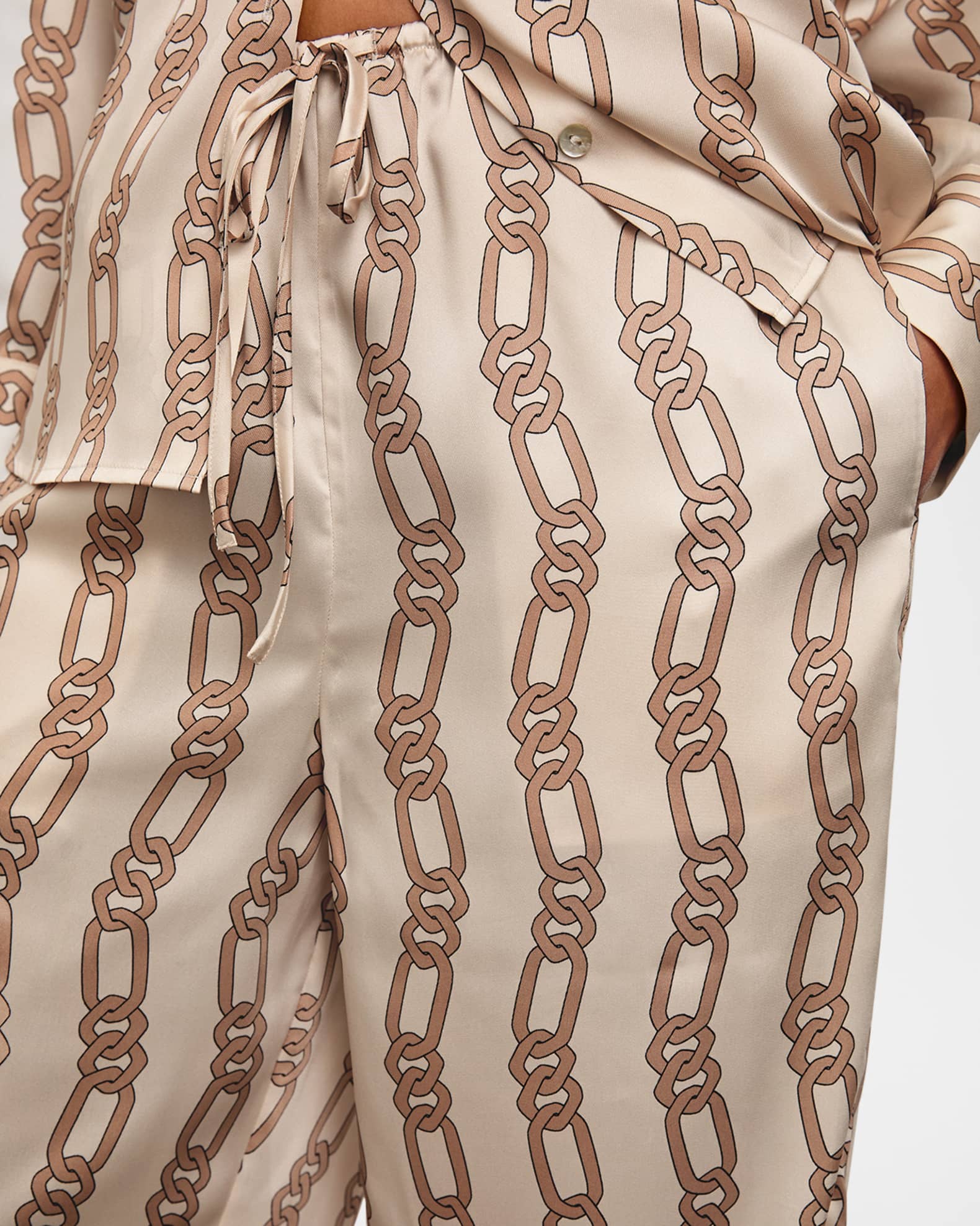 Rails Damani Chain Link Drawstring Pants | Neiman Marcus