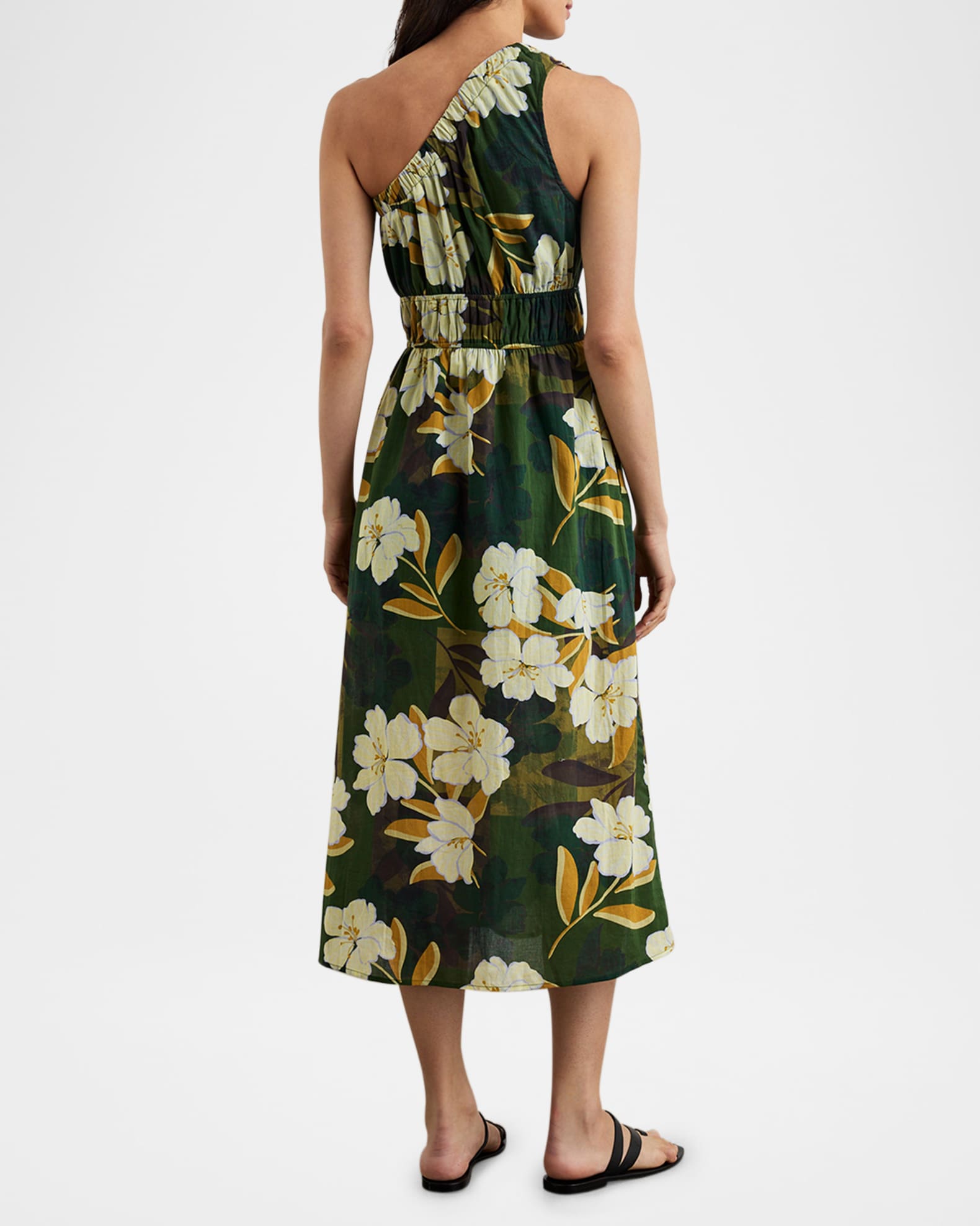 Rails Selani Asymmetric Midi Dress | Neiman Marcus