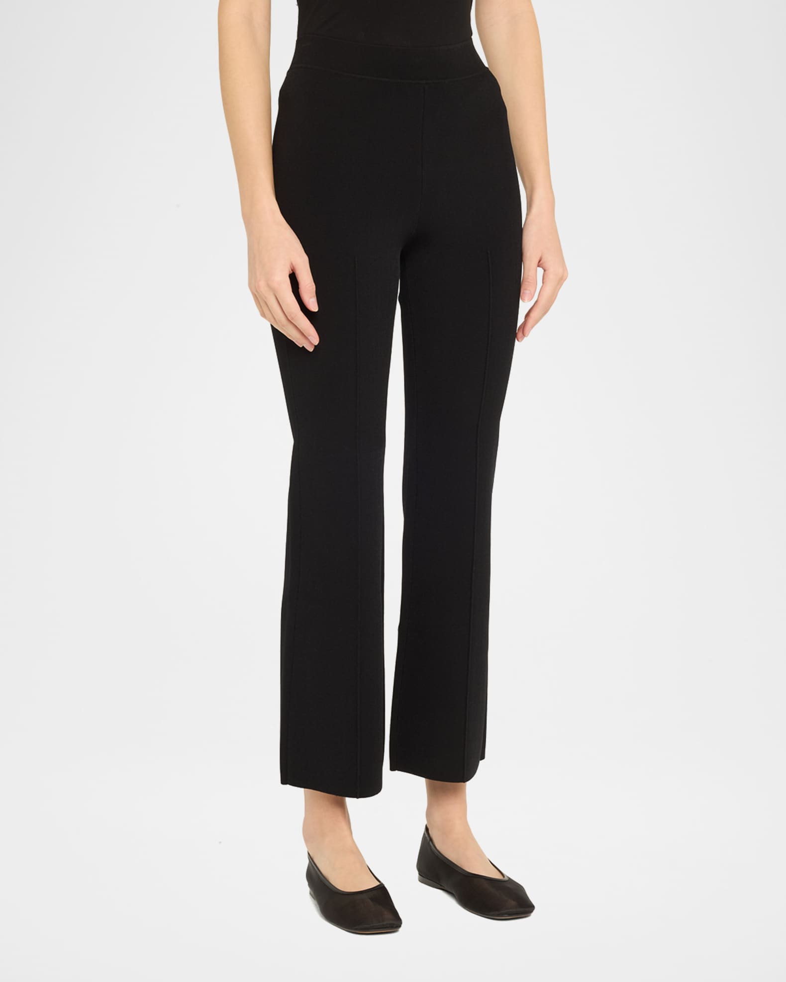 SIMKHAI Ashlon Pull-On Cropped Pants | Neiman Marcus