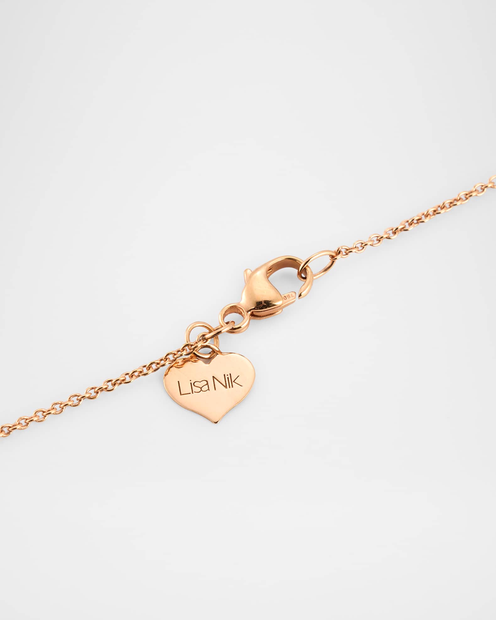 Lisa Nik 18K Rose Gold Rocks Diamond and Garnet Pendant | Neiman Marcus