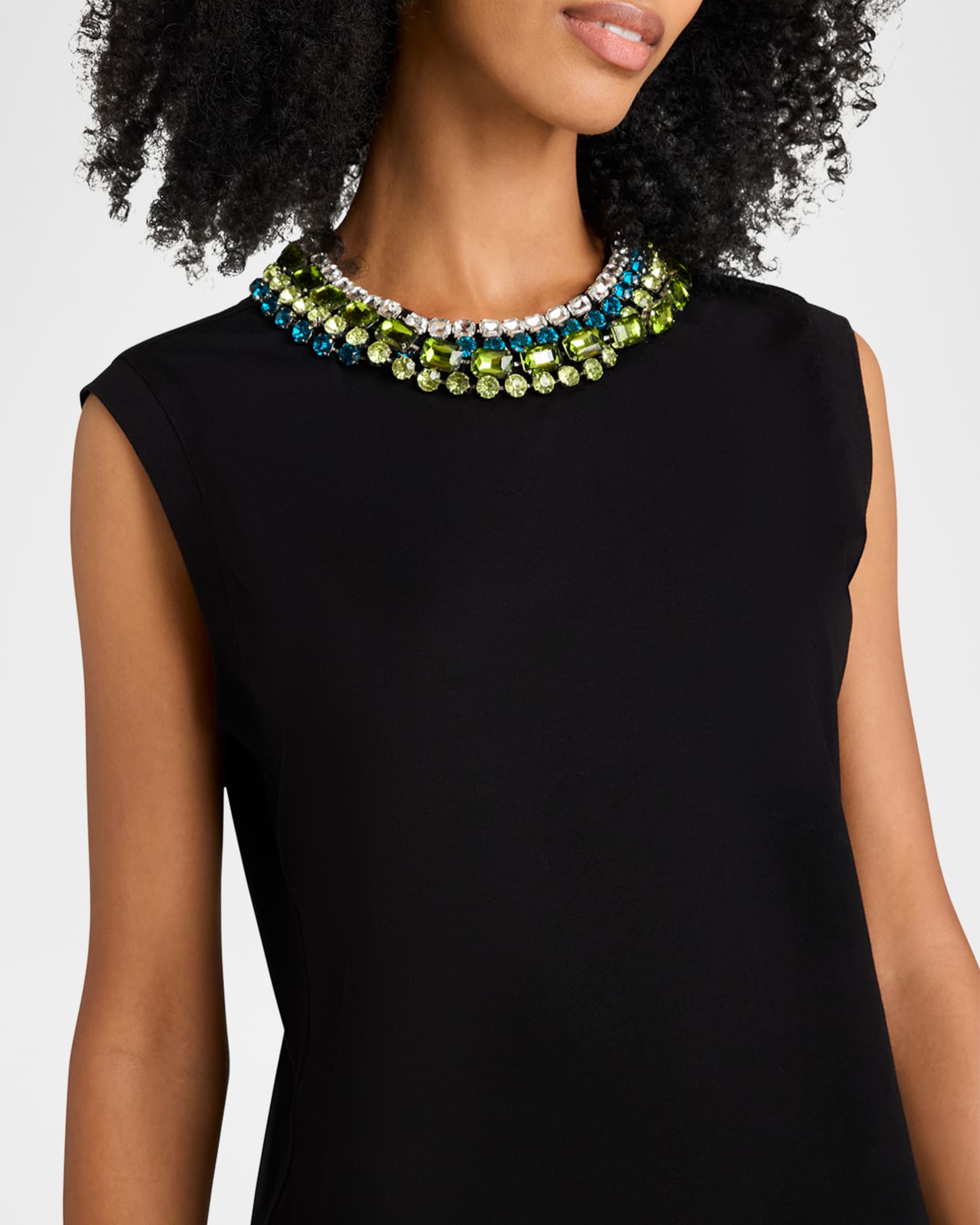 Cinq a Sept Blaine Crystal-Embellished Tee | Neiman Marcus