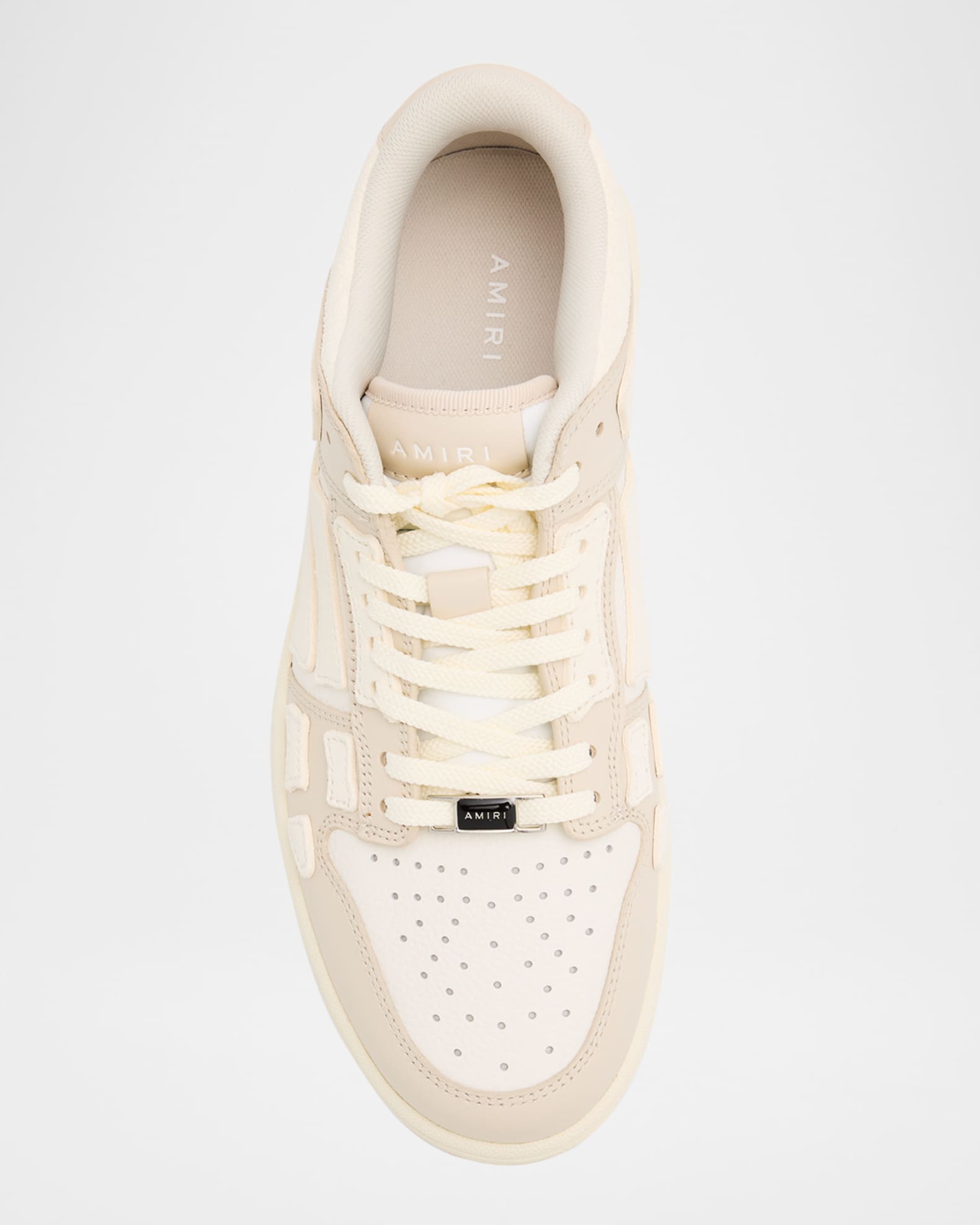 Amiri Skeleton Low-Top Leather Sneakers | Neiman Marcus