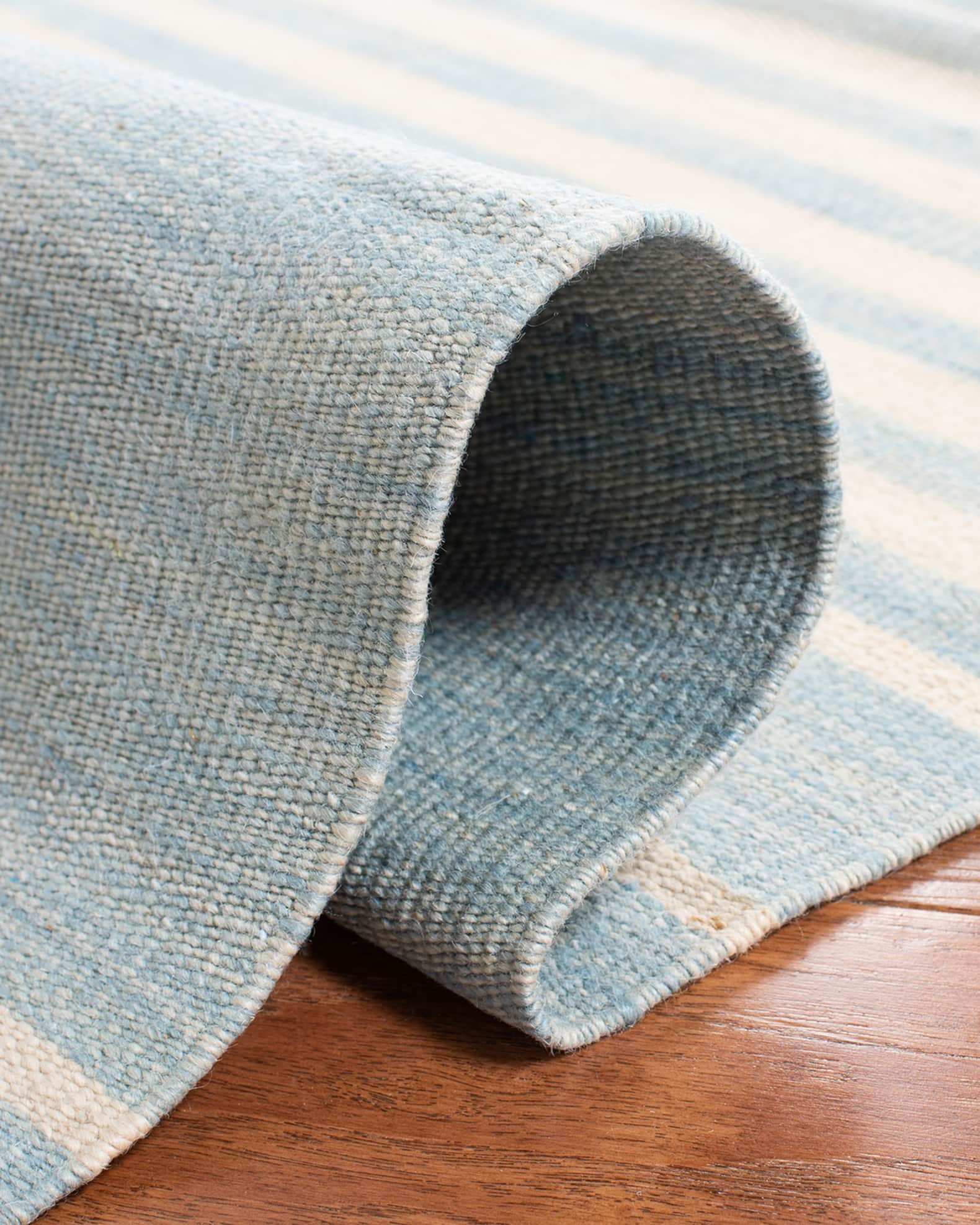 Bluff Point Stripe Hand-Woven Rug | Neiman Marcus